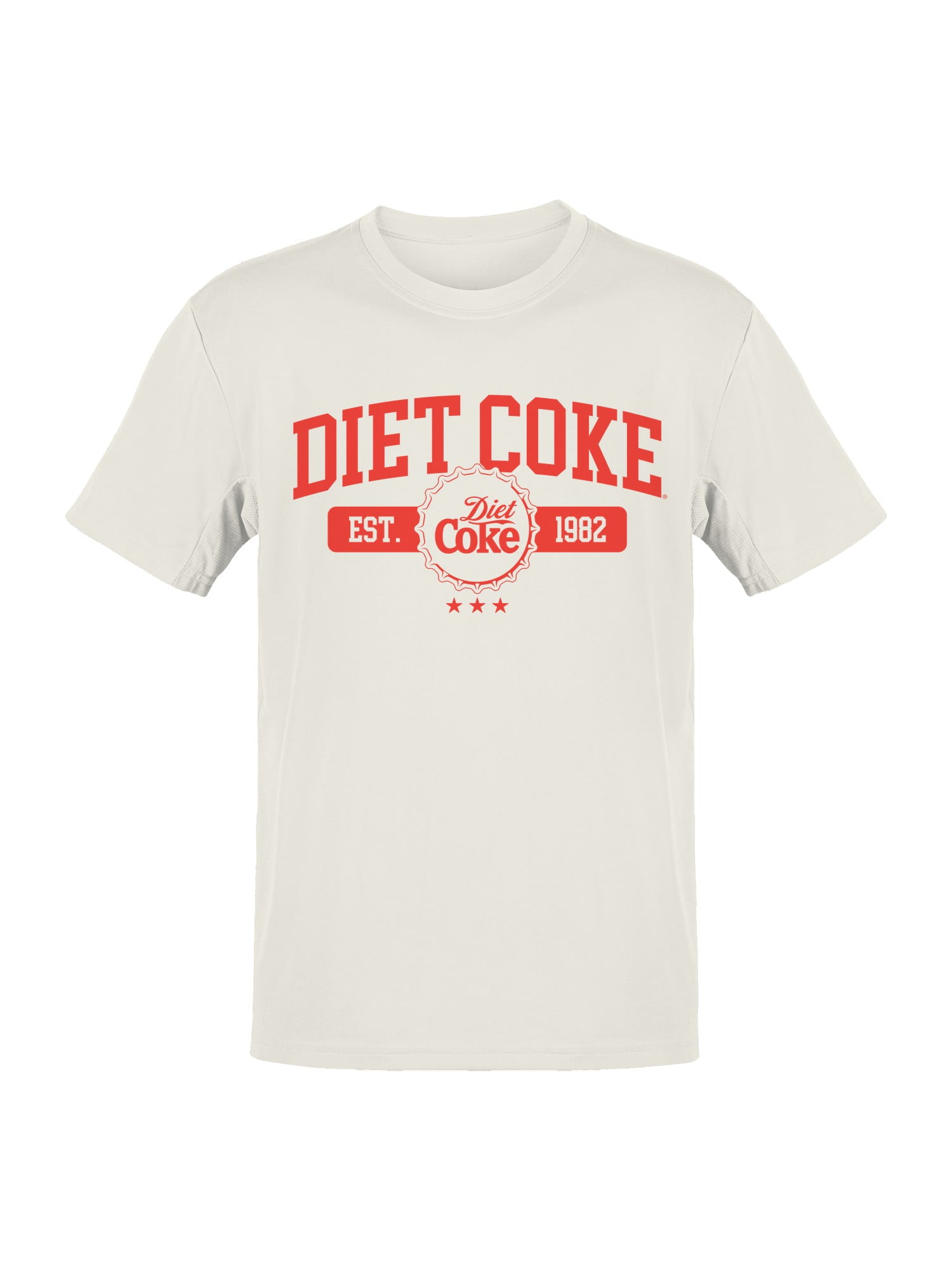 Officially Licensed Diet Coke Est. 1982 Red Men's T-shirt - Walmart.com