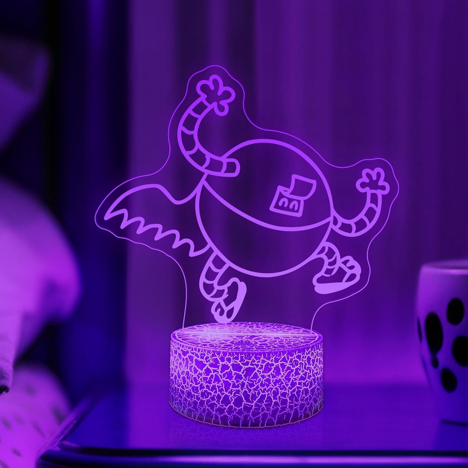 Officially Licensed Dog Man Night Light - Lightning Dude LED Glow Light ...
