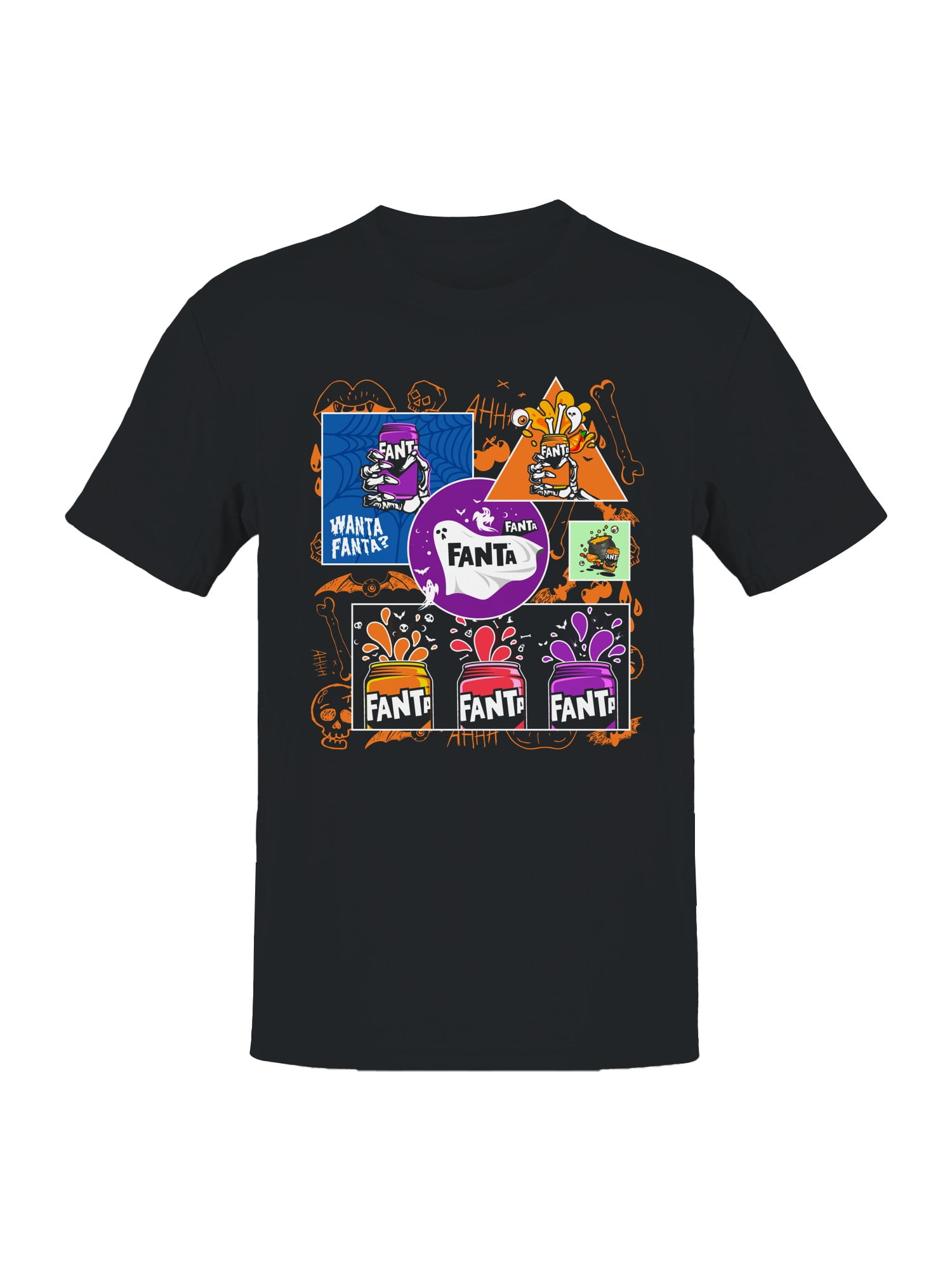 Officially Licensed Fanta Spooky Fanta Halloween Men's T-shirt ...