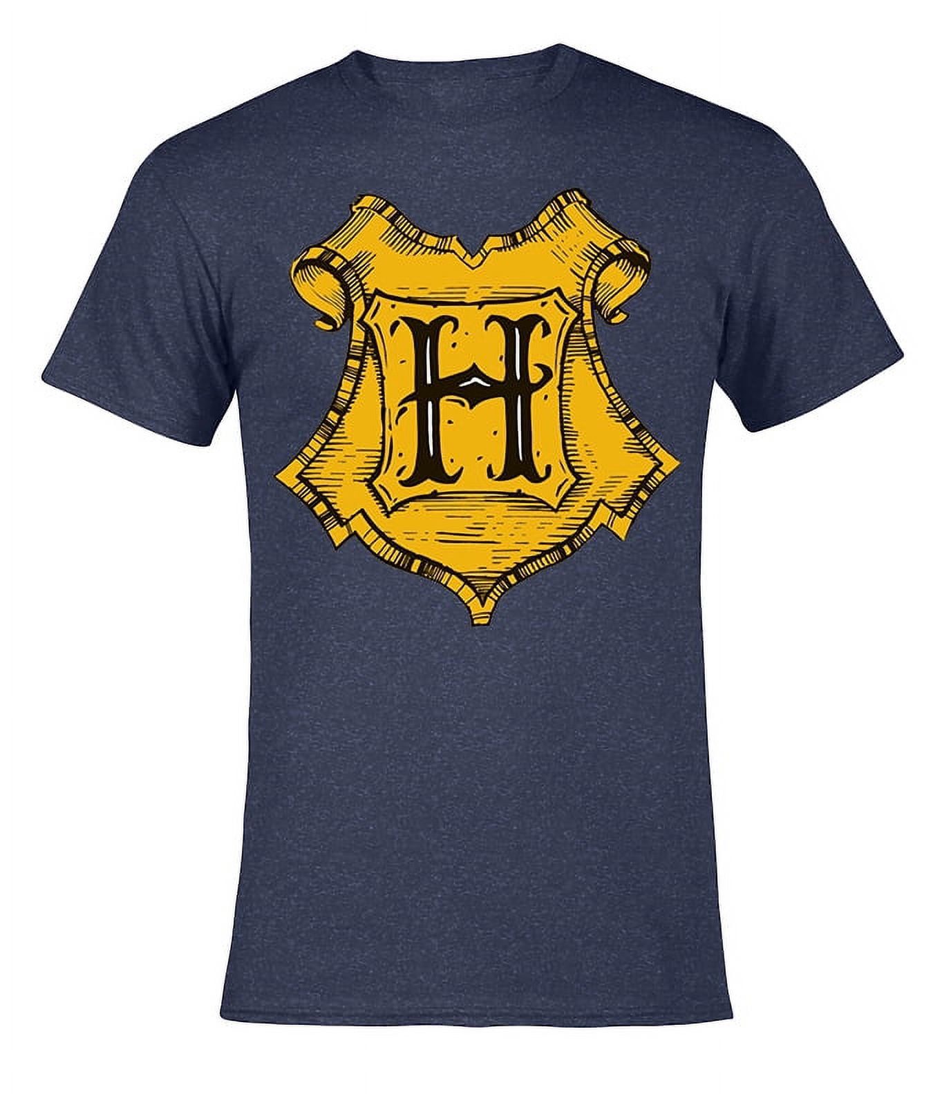 Officially Licensed Harry Potter Lion Broom Stick Crest Adult Tshirt ...