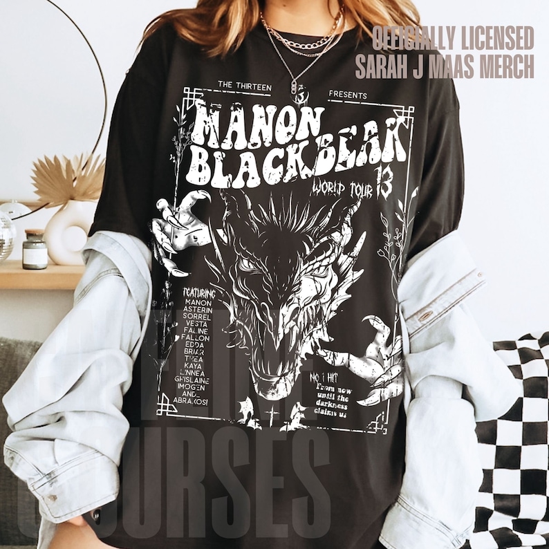 Officially Licensed Manon Blackbeak Comfort Colors Throne of Glass ...