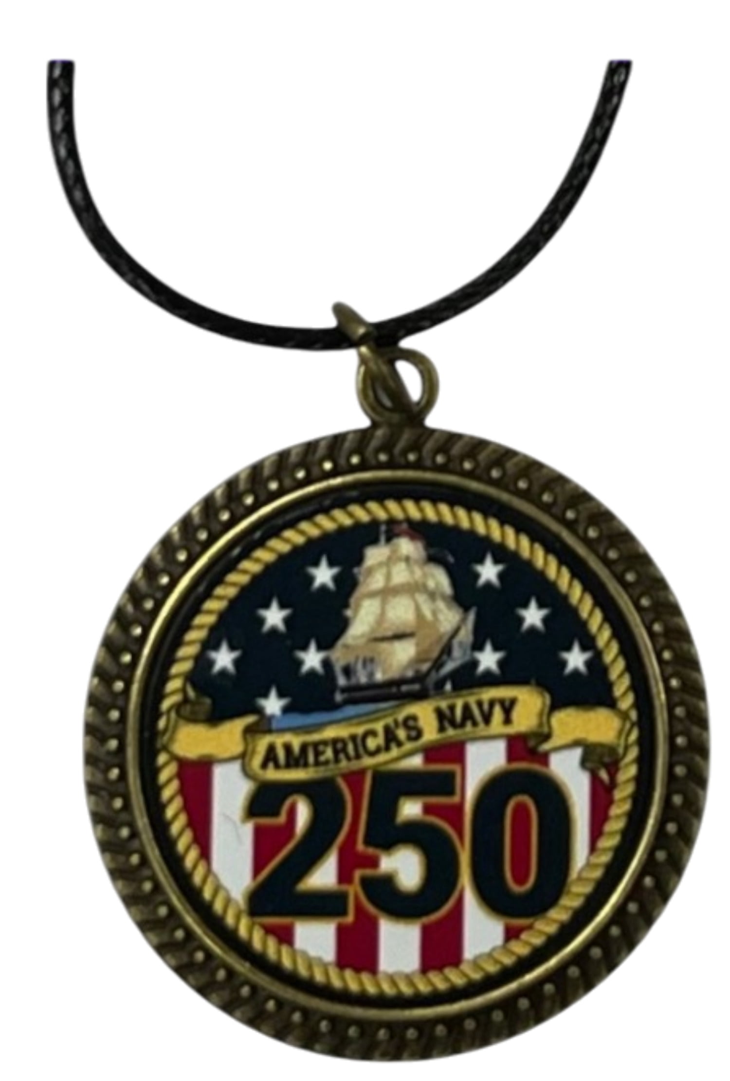 250th Anniversary Limited Edition Pendant Necklace (Army, Navy, Marine ...