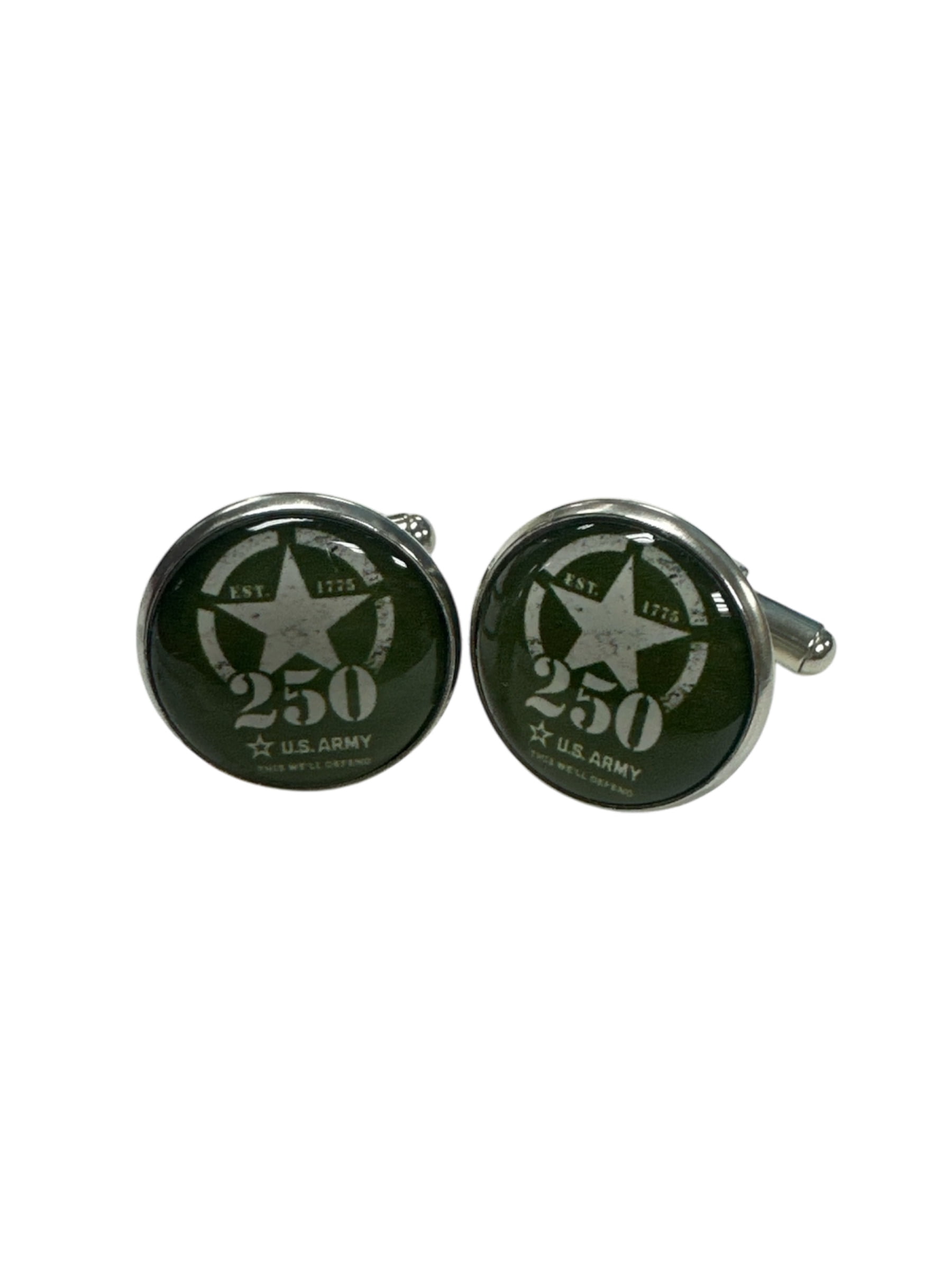 Military Cufflinks - 250th Anniversary Tarnish Free - Army, Navy ...