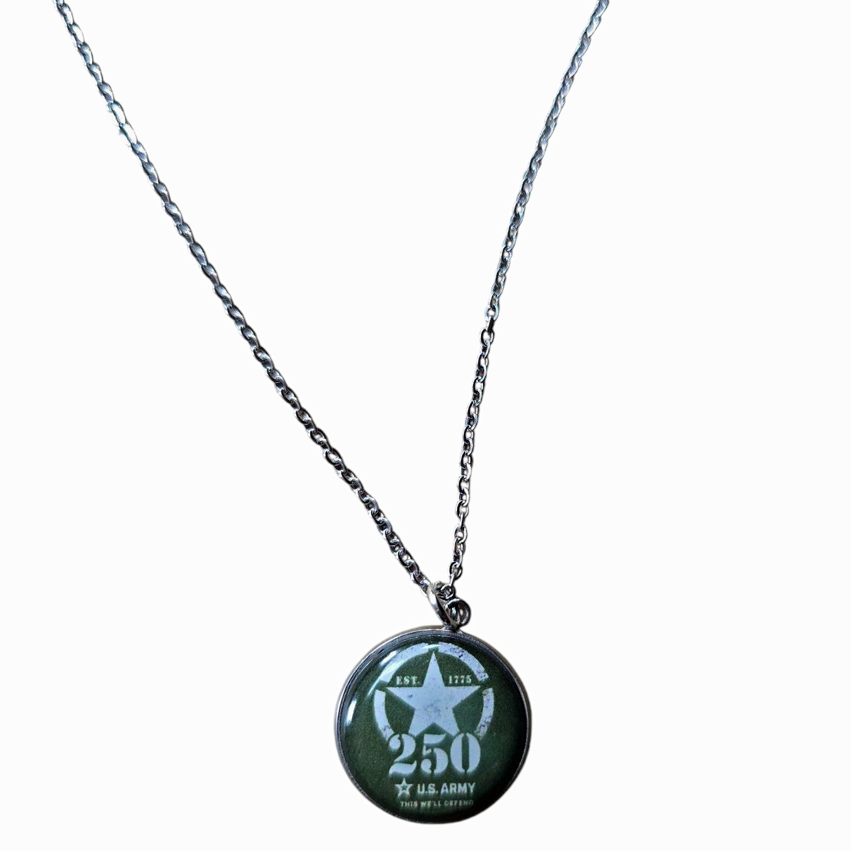 Officially Licensed Military Pendant Necklace – 250th Anniversary ...