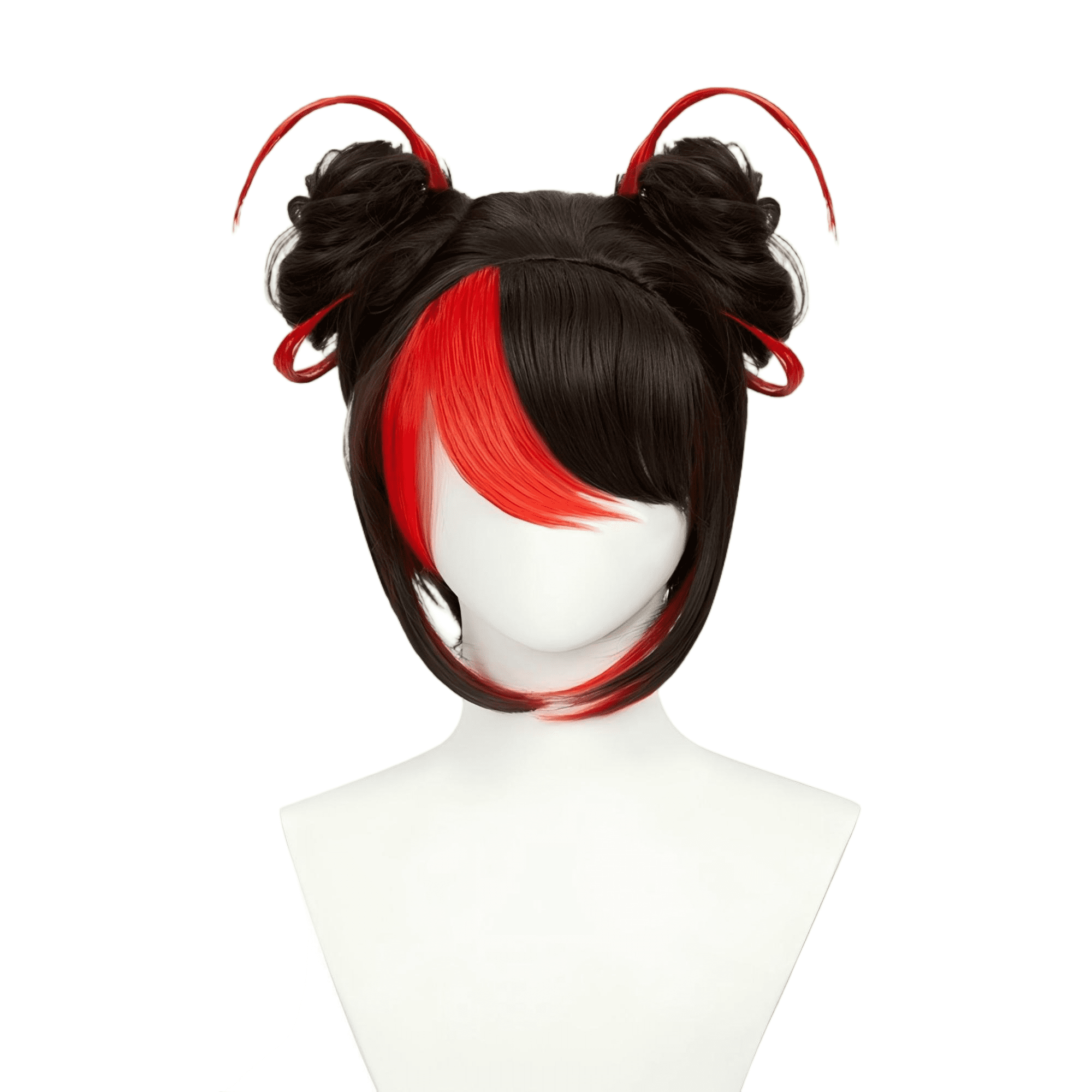 [Officially Licensed] Miraculous Ladybug Shadybug Wig Black and Red Wig ...