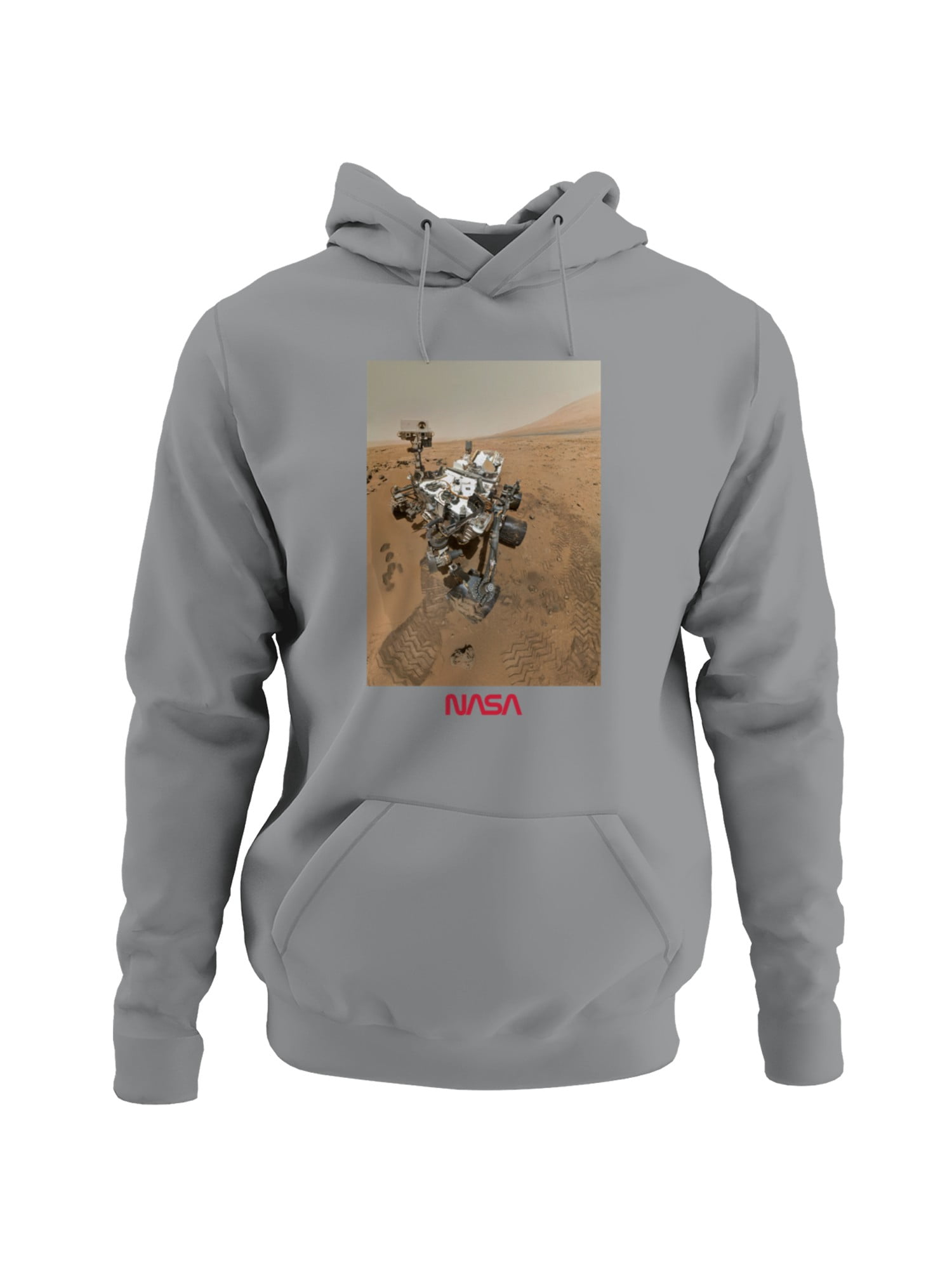 Officially Licensed NASA Curiosity Rover on Mars Surface Men's Hoodie ...