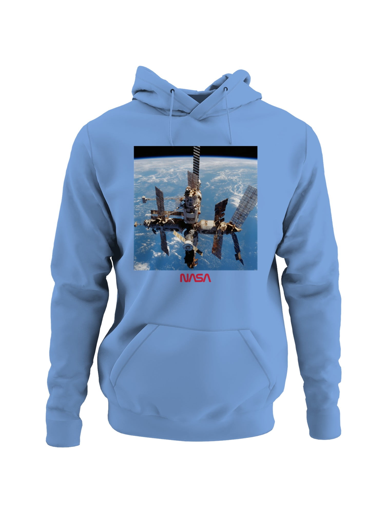 Officially Licensed NASA Mir Space Station in Orbit Men's Hoodie ...