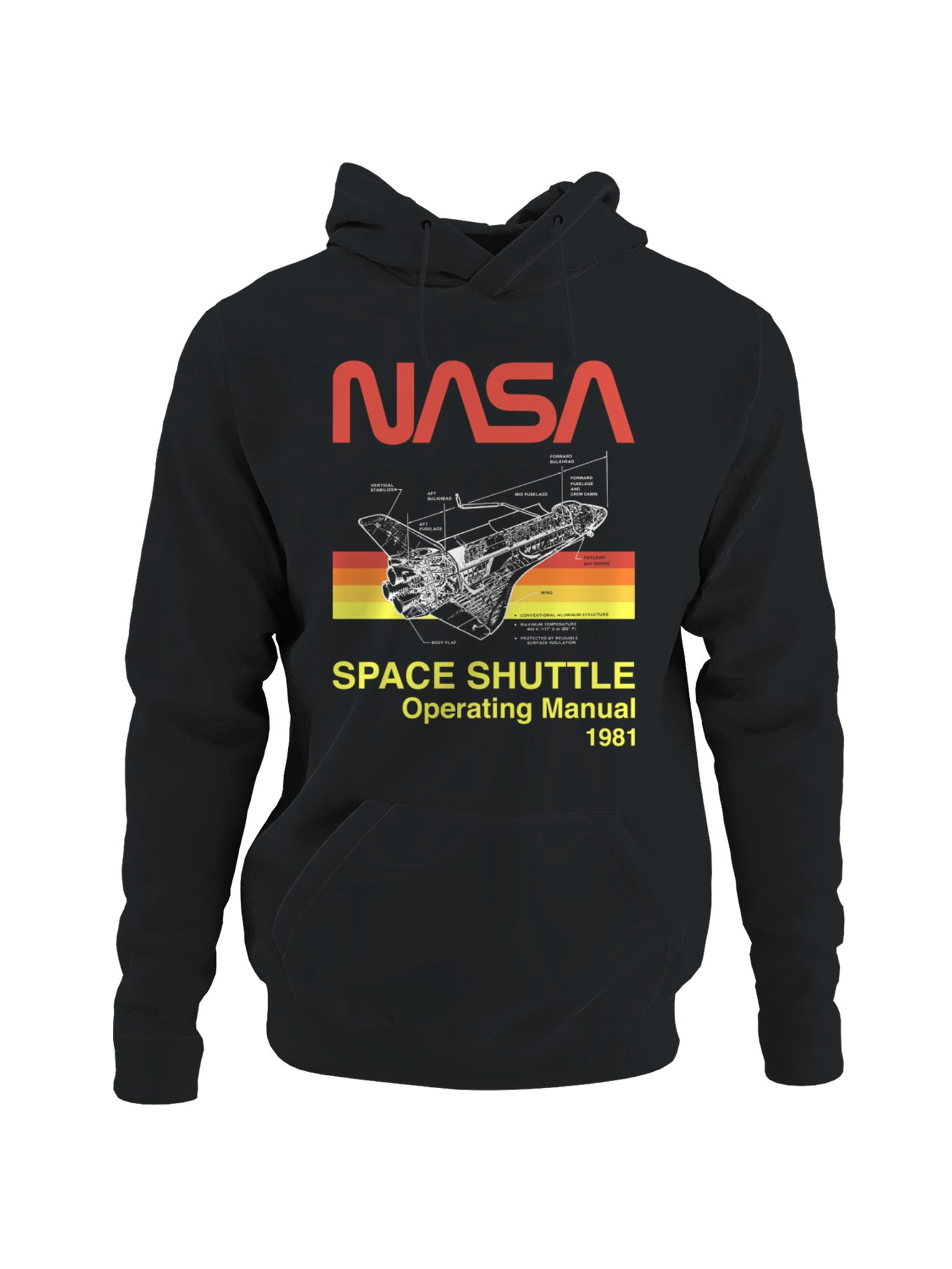 Officially Licensed NASA Space Shuttle Manual 1981 Women's Hoodie ...