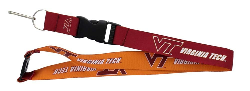 Officially Licensed NCAA Team Reversible Lanyard Virginia Tech Hokies ...
