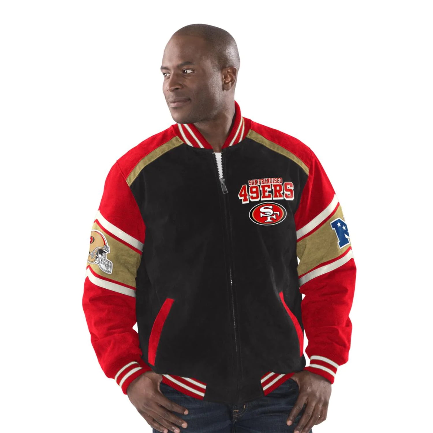 Officially Licensed NFL Men's Suede Jacket by G-III - Walmart.com