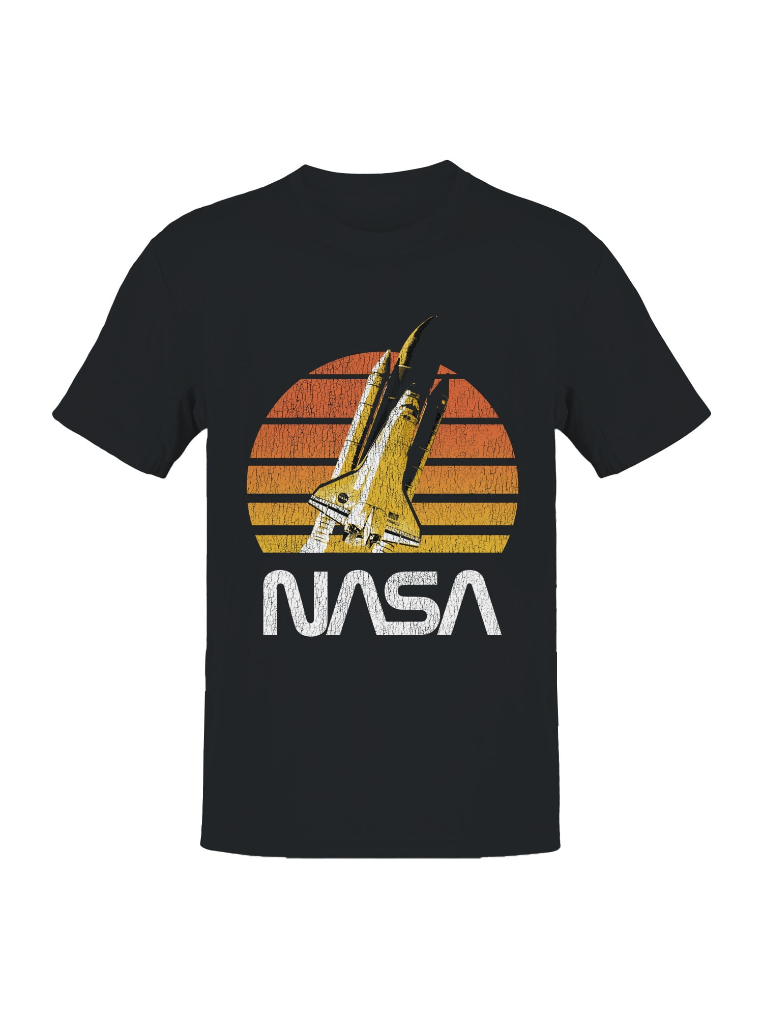 Officially Licensed Nasa Space Shuttle Retro Graphic Men's T-shirt ...