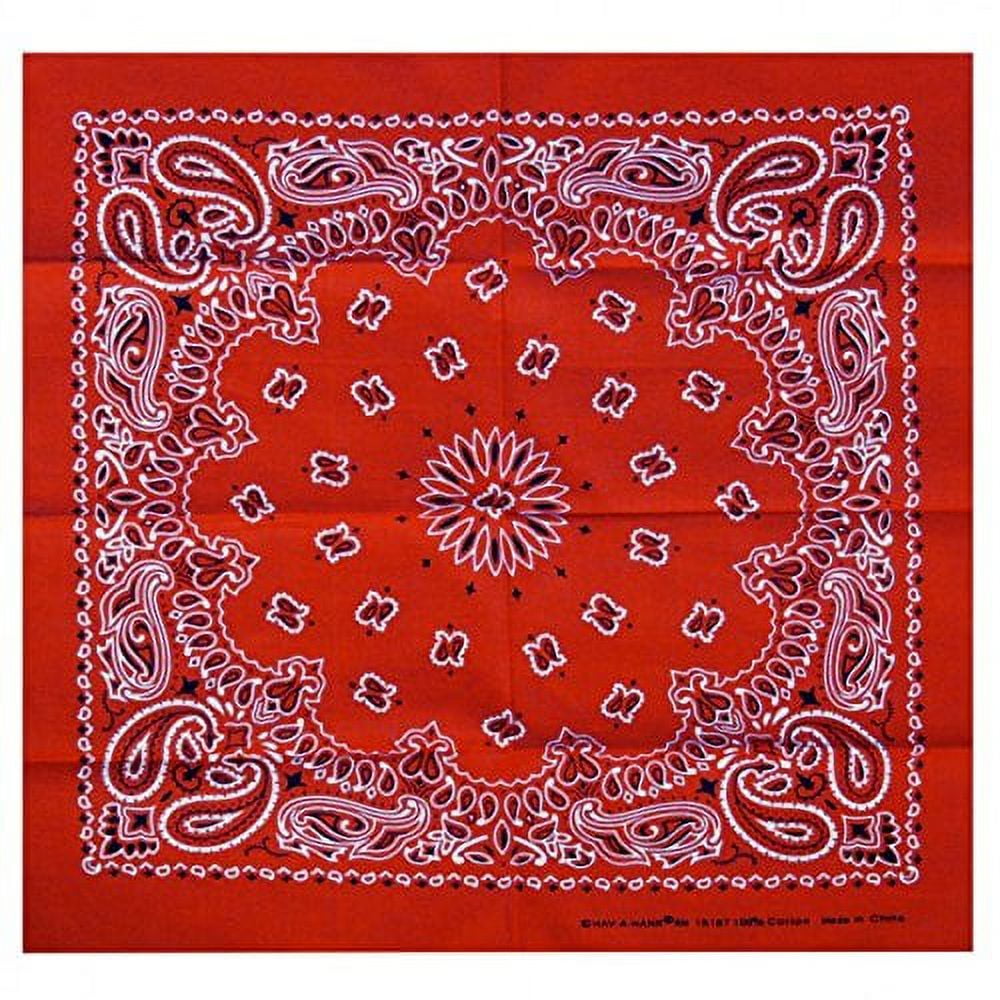 Officially Licensed Originals: Bikers Bandanas Red Paisely Design ...
