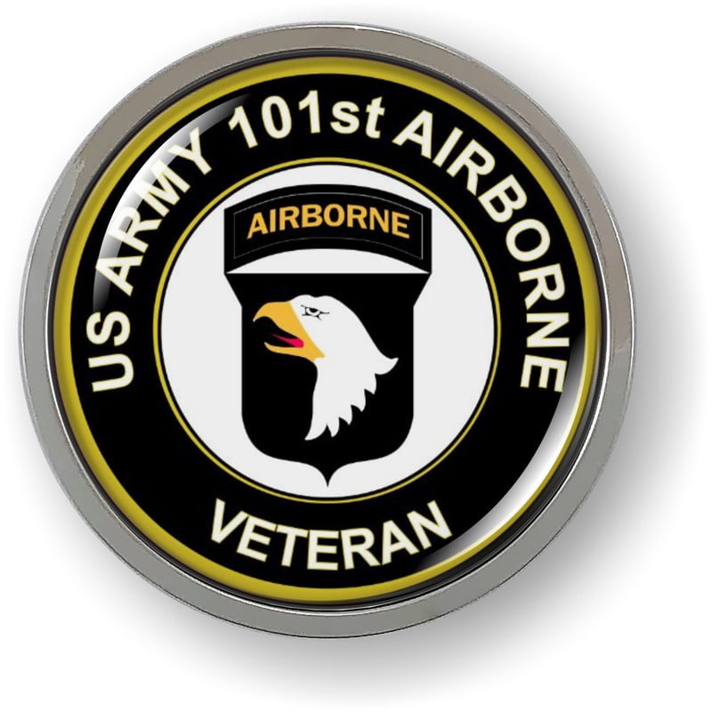 [Officially Licensed Product] - 101st Airborne Veteran US Army 3D Domed ...
