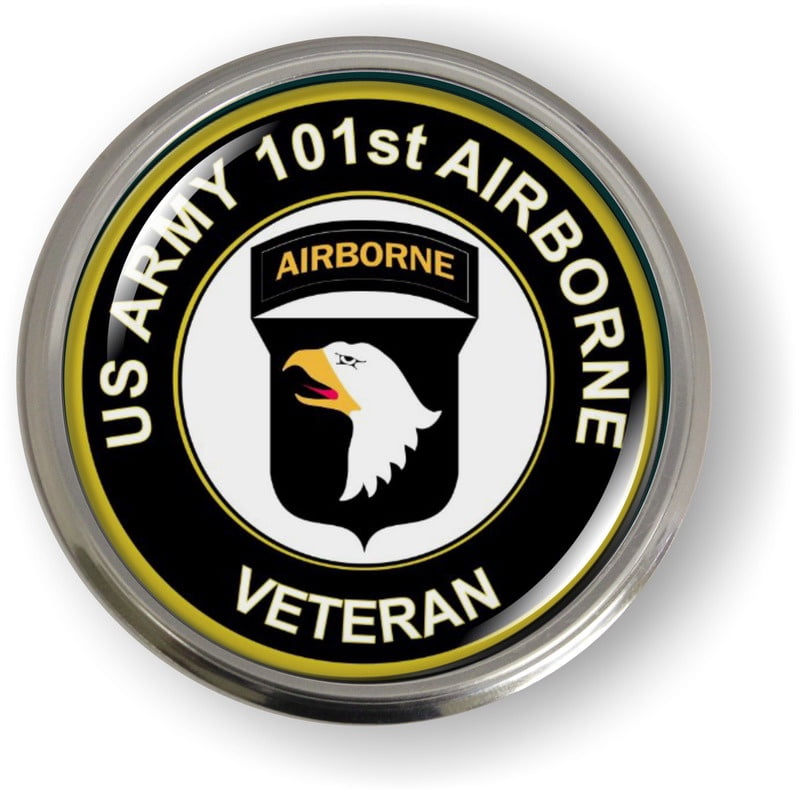 [Officially Licensed Product] - 101st Airborne Veteran US Army 3D Domed ...