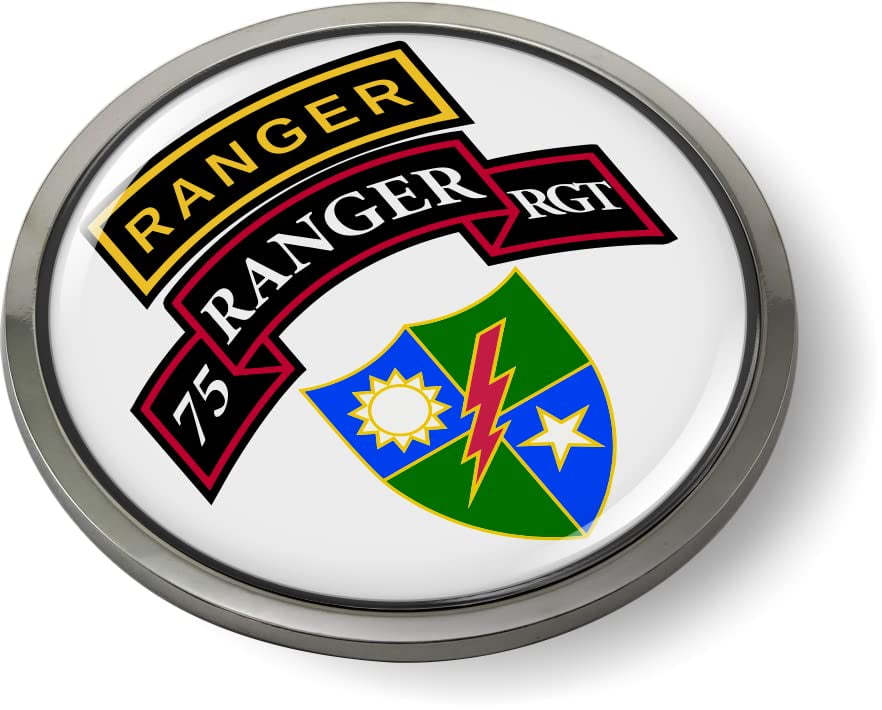 BestLicensePlateFrames - 75th Ranger Regiment U.S. Army 3D Domed CAR ...