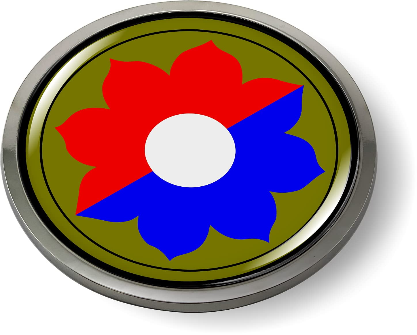 BestLicensePlateFrames - 9TH Infantry Division U.S. Army 3D Domed CAR ...