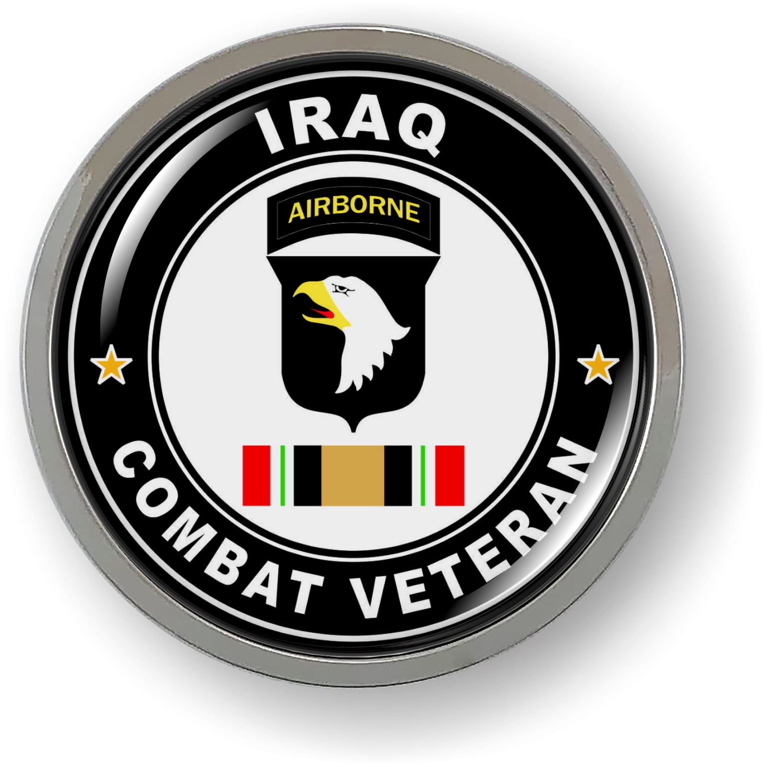[Officially Licensed Product] - Iraq Combat Veteran US Army 3D Domed ...