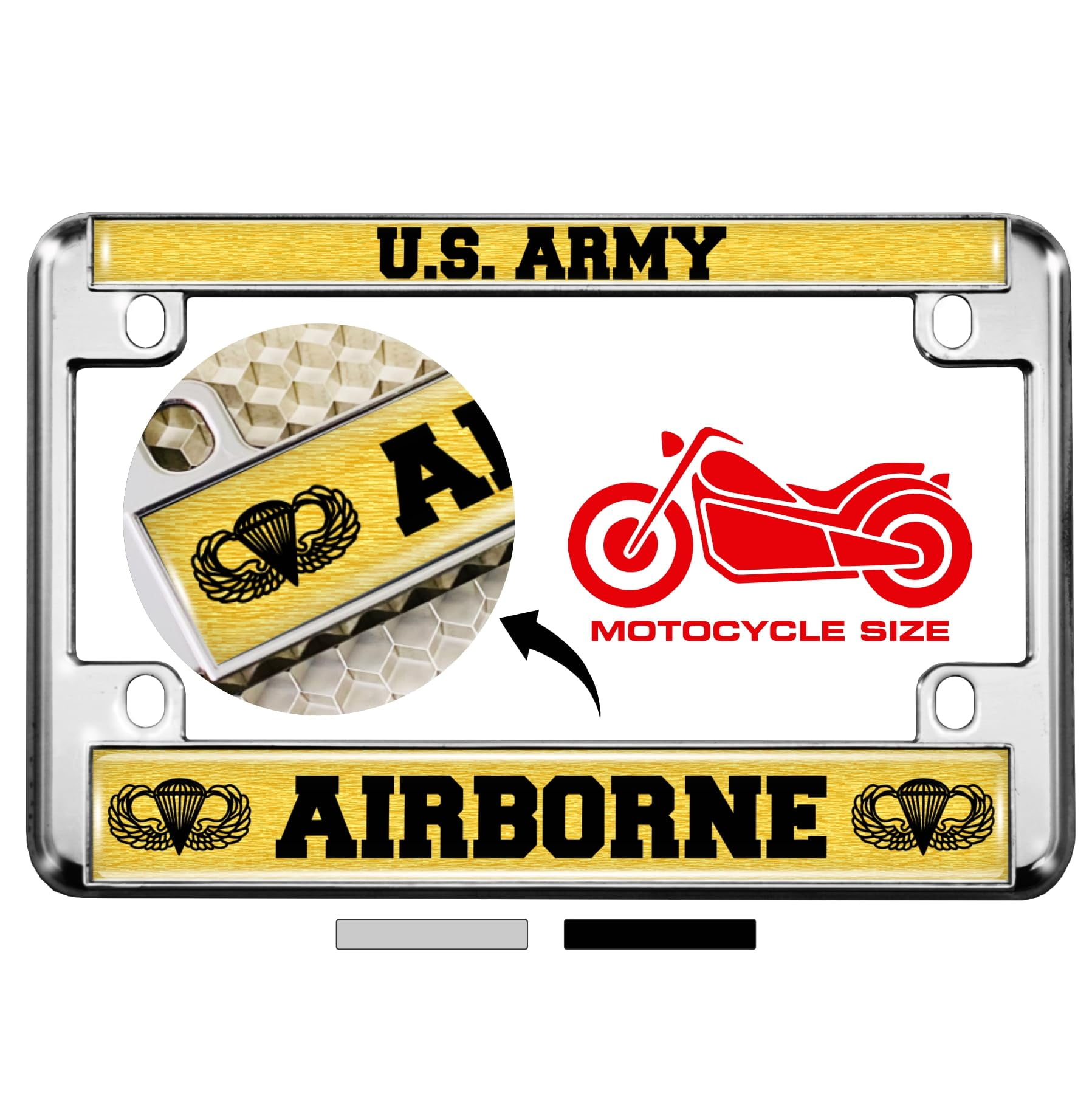 [Officially Licensed Product] - Motorcycle Metal License Plate Frame ...
