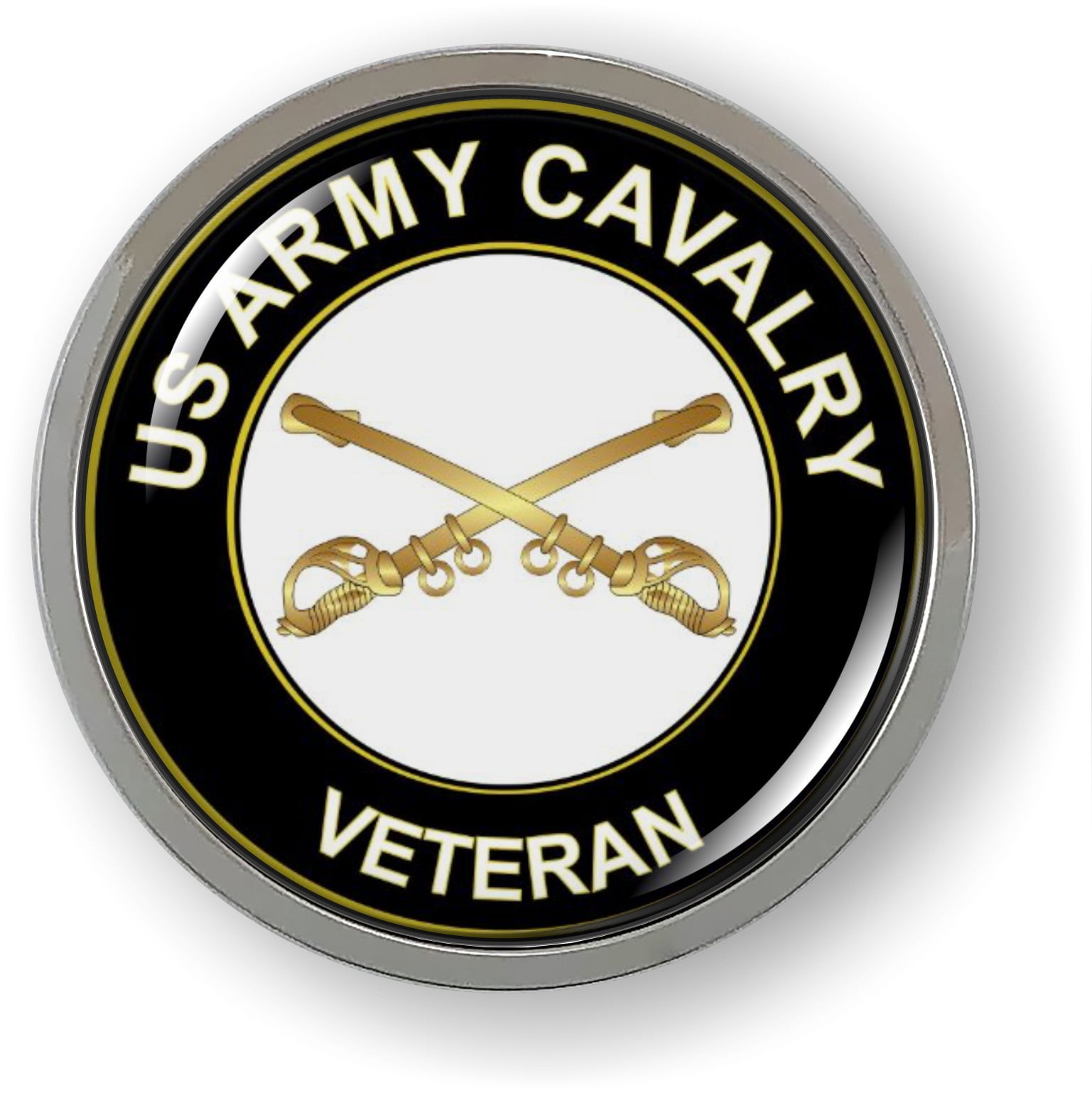 [Officially Licensed Product] - US Army Cavalry Veteran 3D Domed ...
