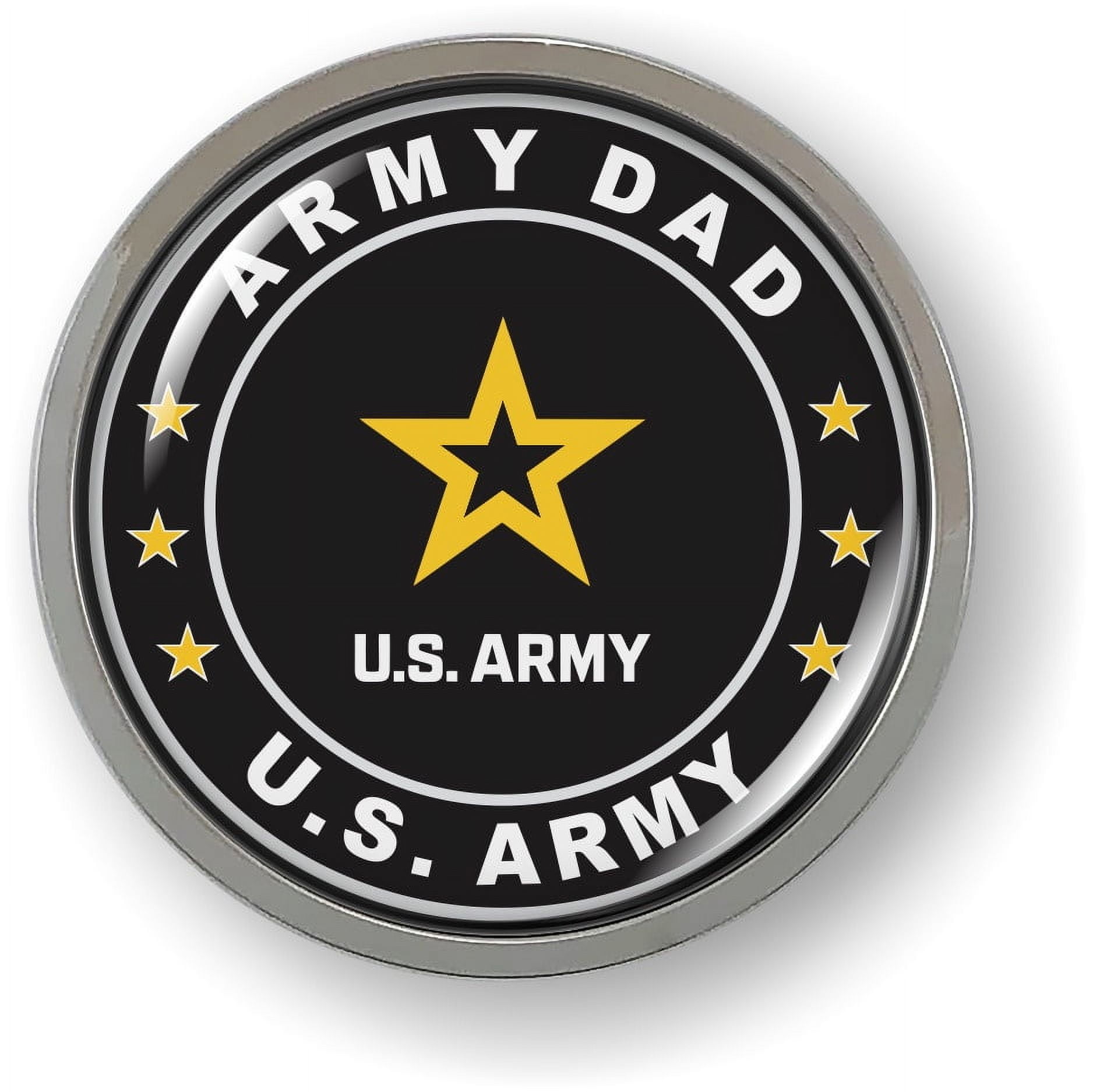 [Officially Licensed Product] - US Army Dad 3D Domed Patriotic Military ...