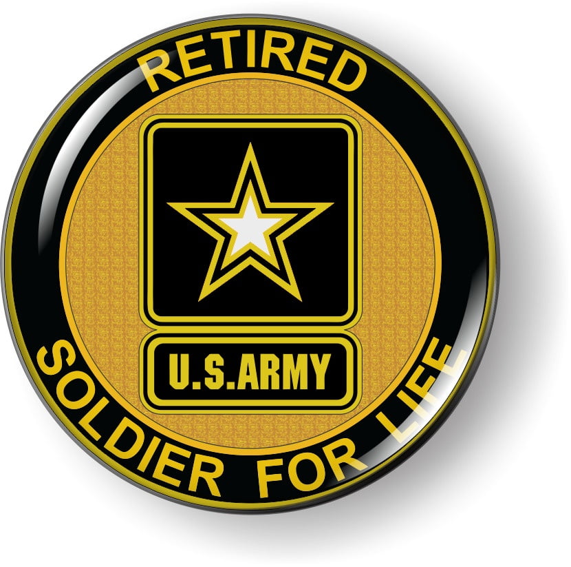 [Officially Licensed Product] - US Army Retired Soldier for Life 3D ...