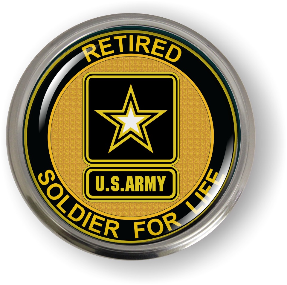 [Officially Licensed Product] - US Army Retired Soldier for Life 3D ...