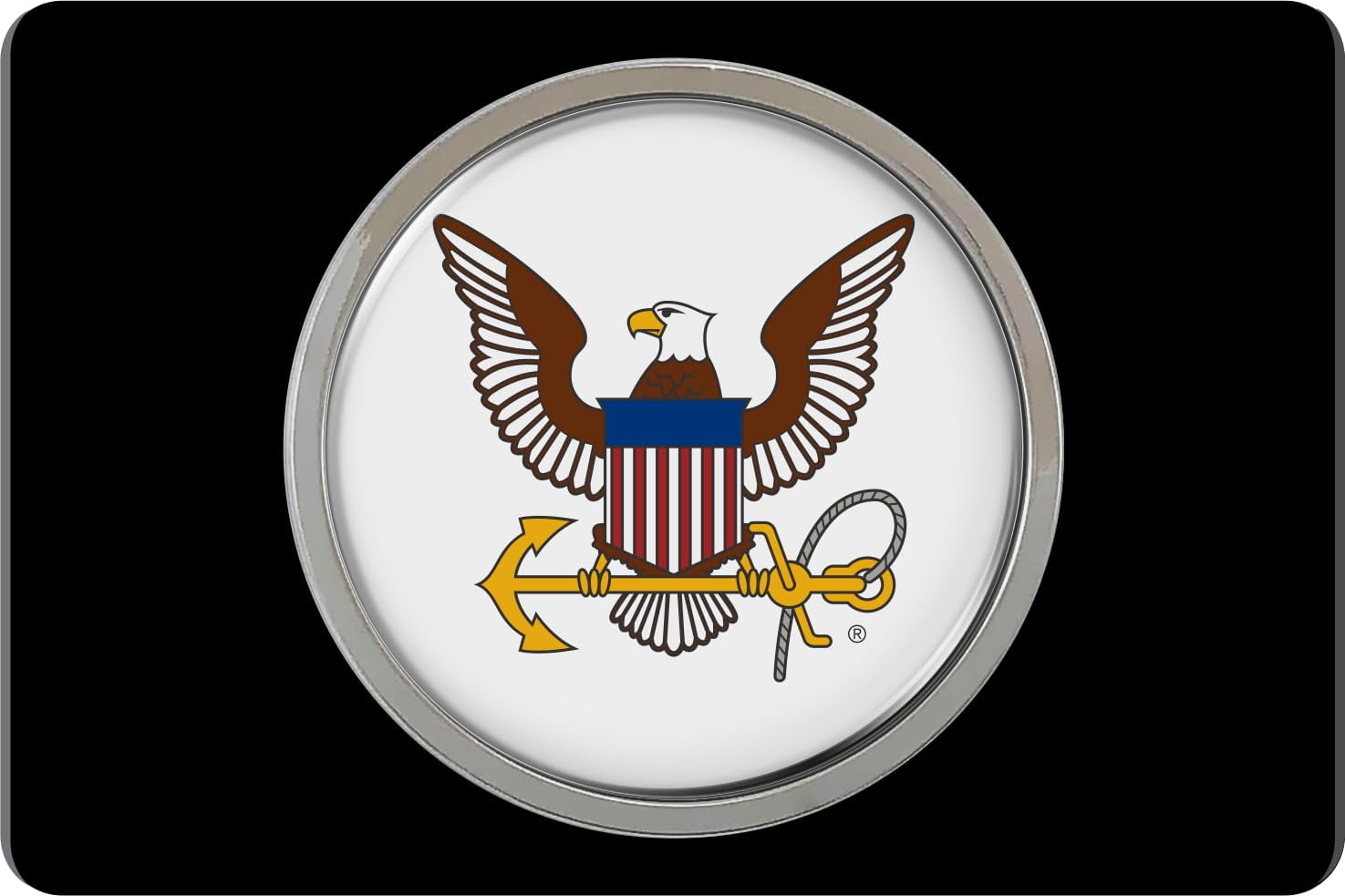 [Officially Licensed Product] - US Navy Metal Trailer/Tow Hitch Cover ...