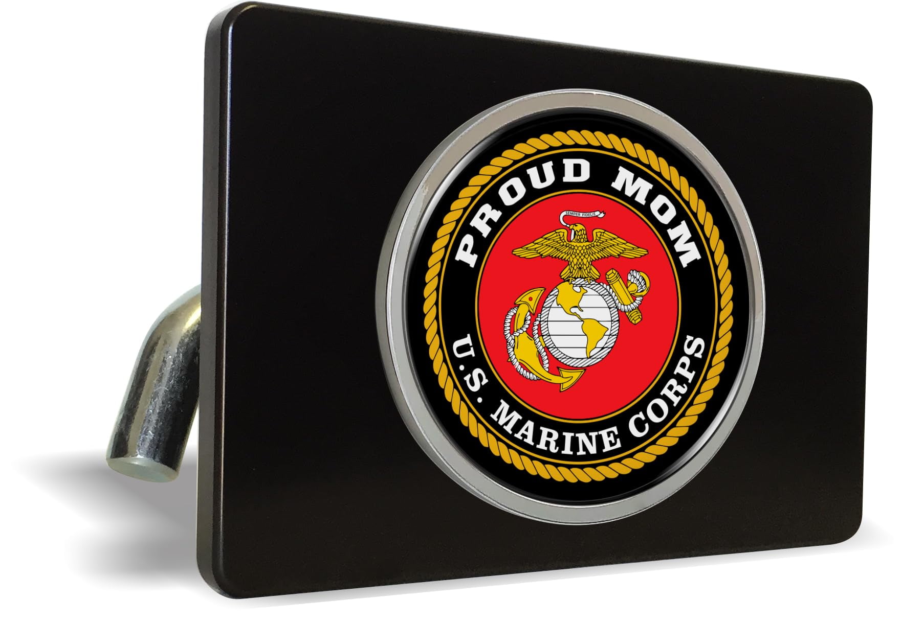 [Officially Licensed Product] - USMC Metal Trailer/Tow Hitch Cover with ...