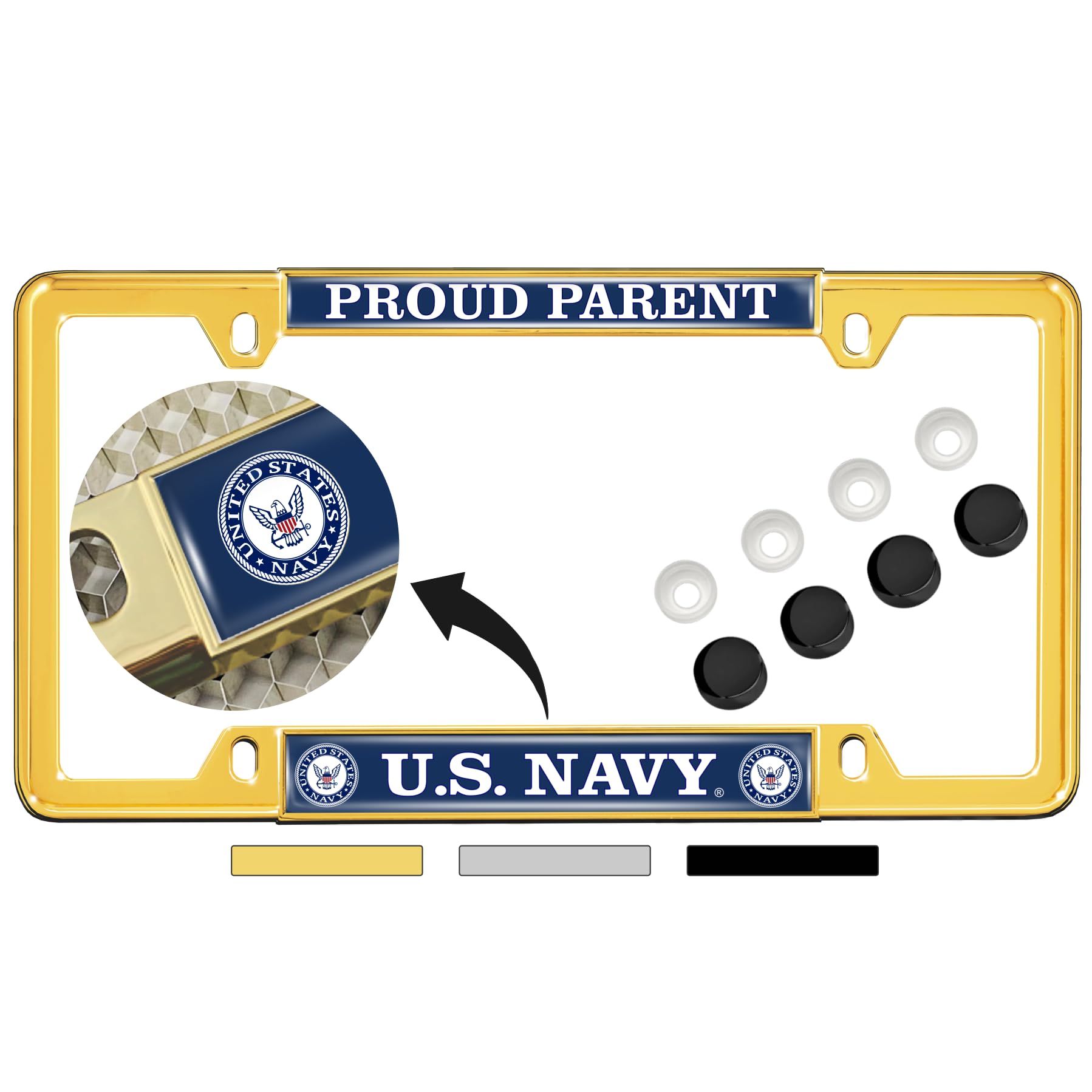 [Officially Licensed Product] - United States Navy Proud Parent - Domed ...