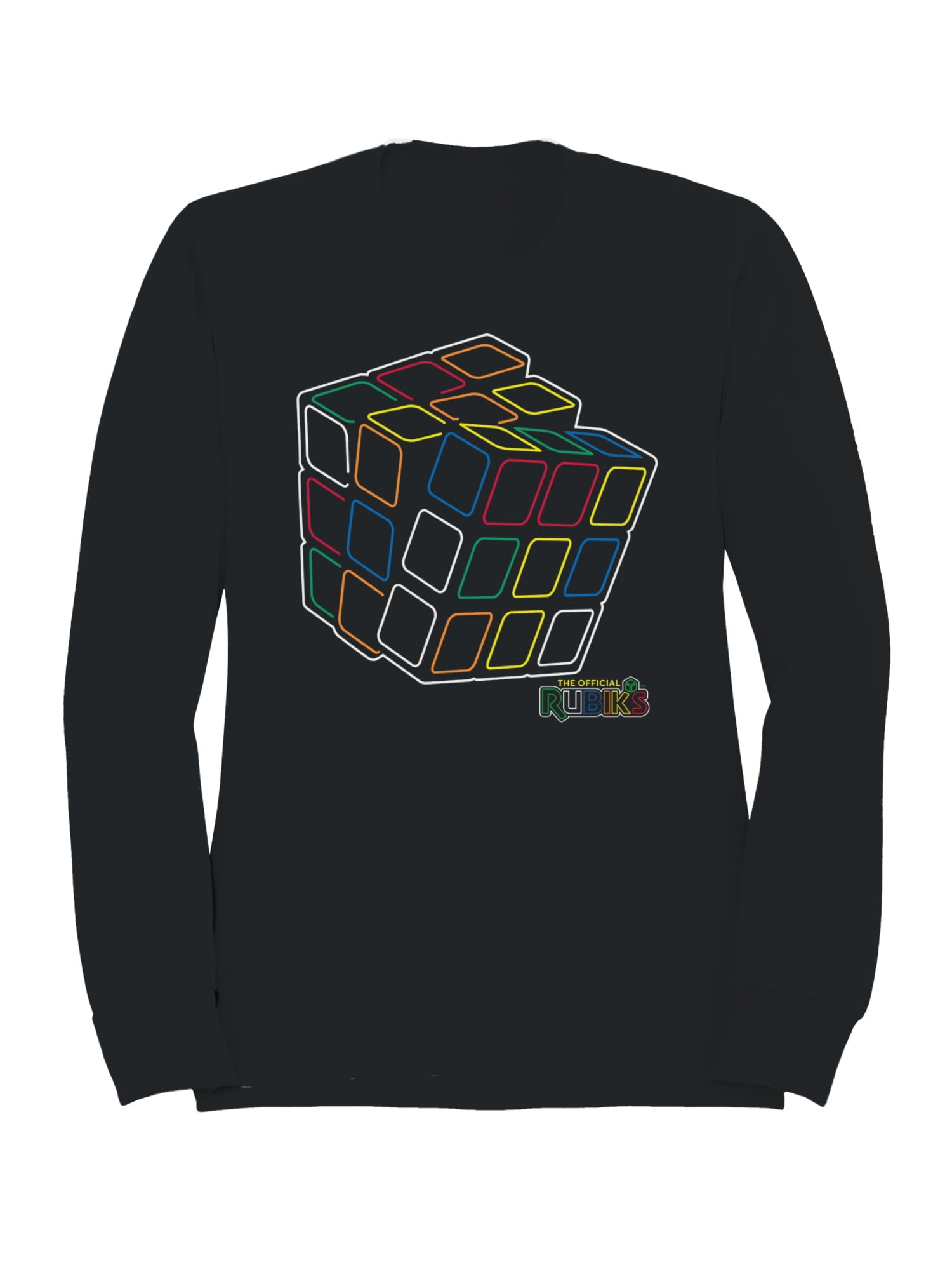 Officially Licensed Rubiks Cube Neon Outline Official Rubik's Cube ...