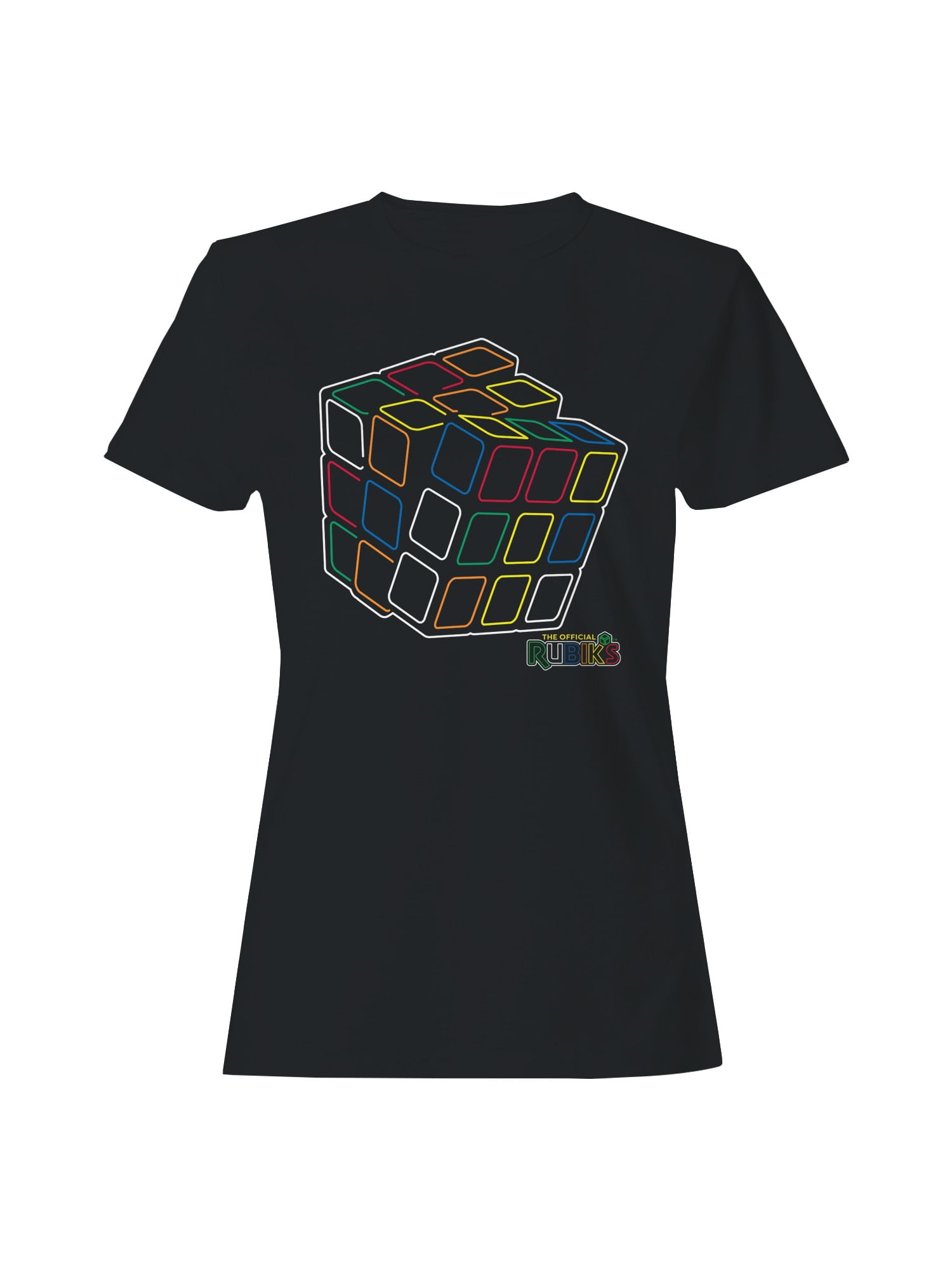 Officially Licensed Rubiks Cube Neon Outline Official Rubik's Cube ...