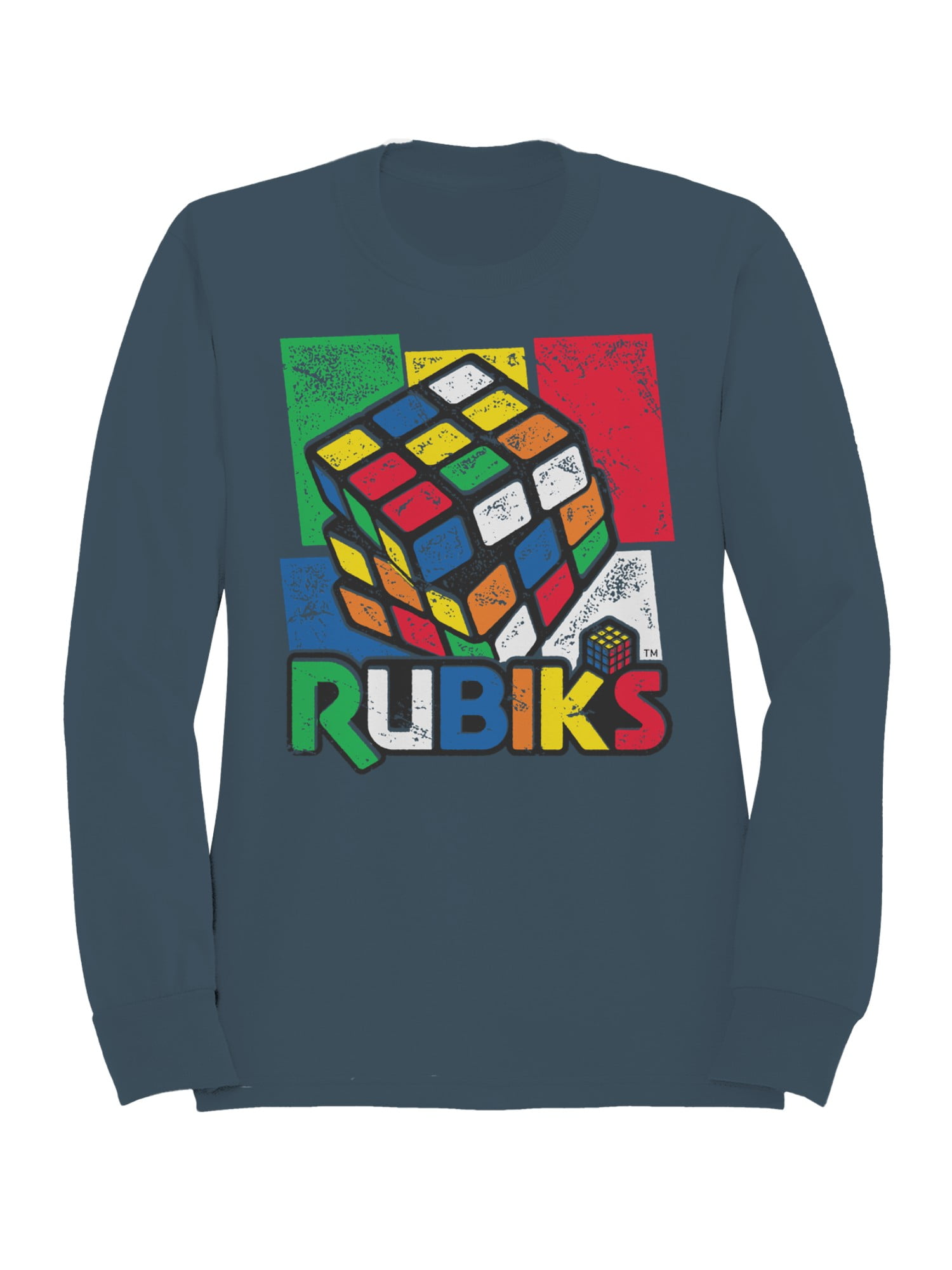 Officially Licensed Rubiks Cube Vibrant Rubik’s Cube Men's Sweatshirt ...