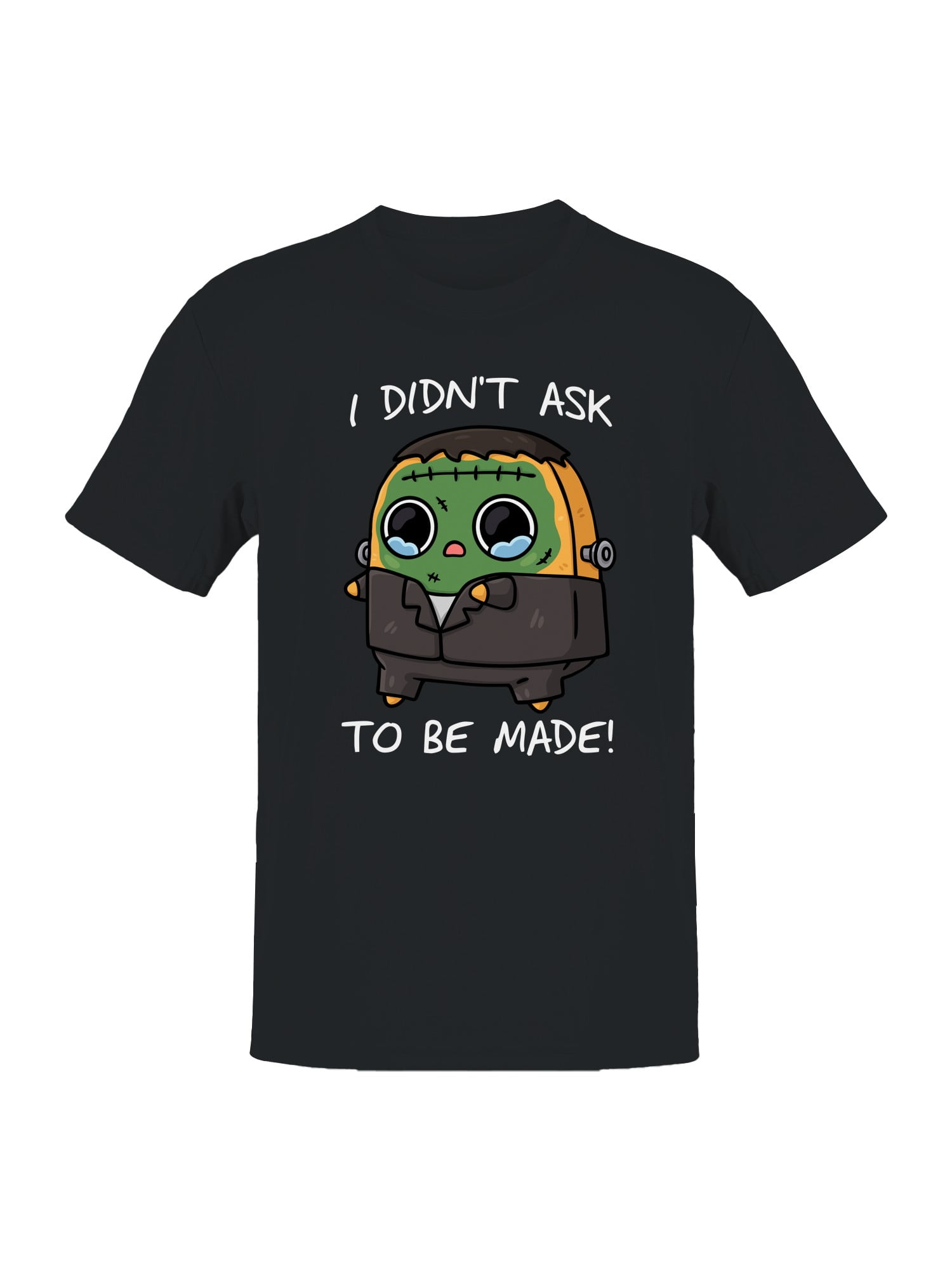 Officially Licensed Sad Nuggie Cute Frankenstein Cartoon Crying Men's T ...
