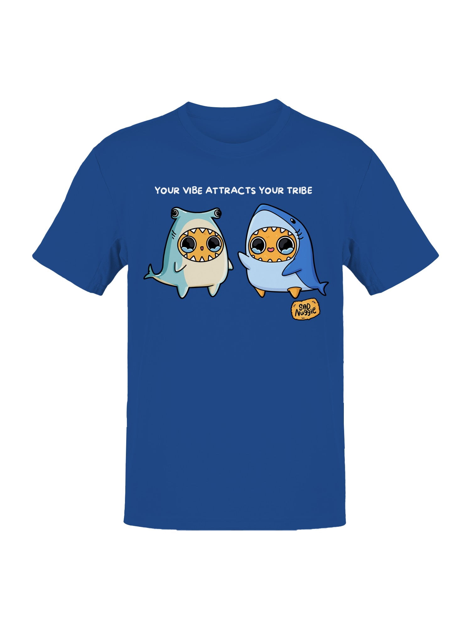 Officially Licensed Sad Nuggie Shark Tribe Men's T-shirt - Walmart.com