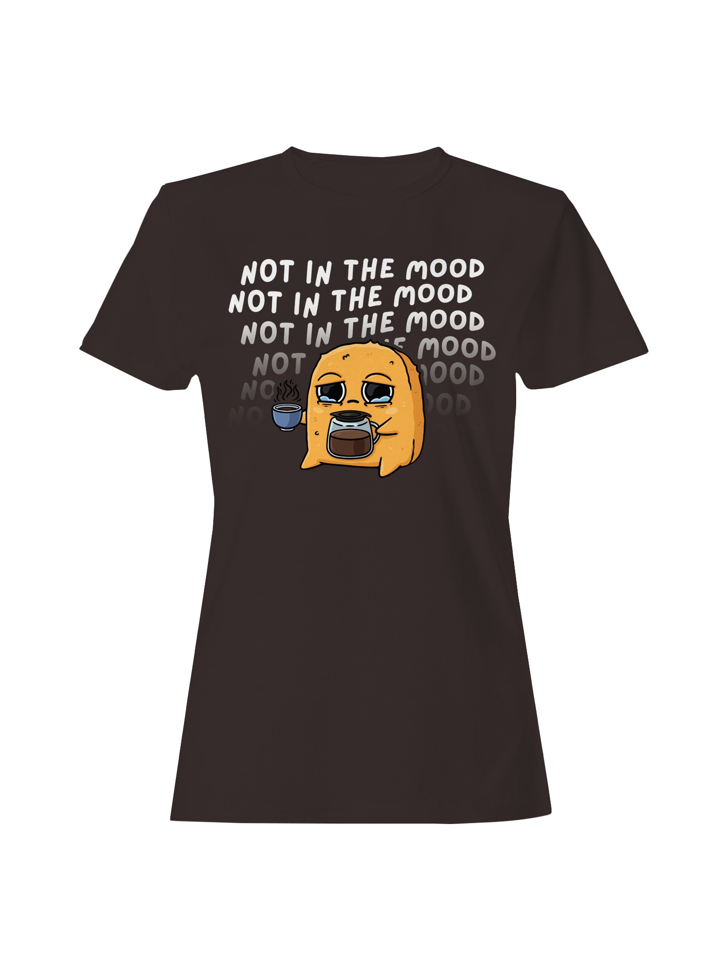 Officially Licensed Sad Nuggie not in the mood Women's T-shirt ...