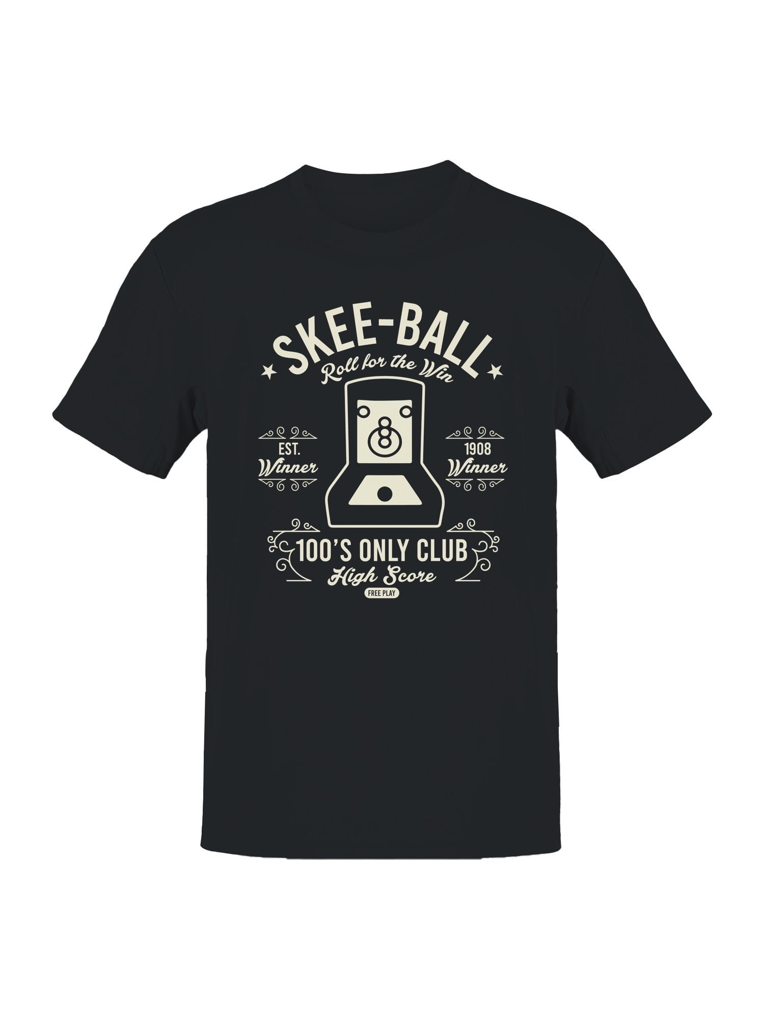 Officially Licensed Skee Ball Vintage Skee-Ball Men's T-shirt - Walmart.com