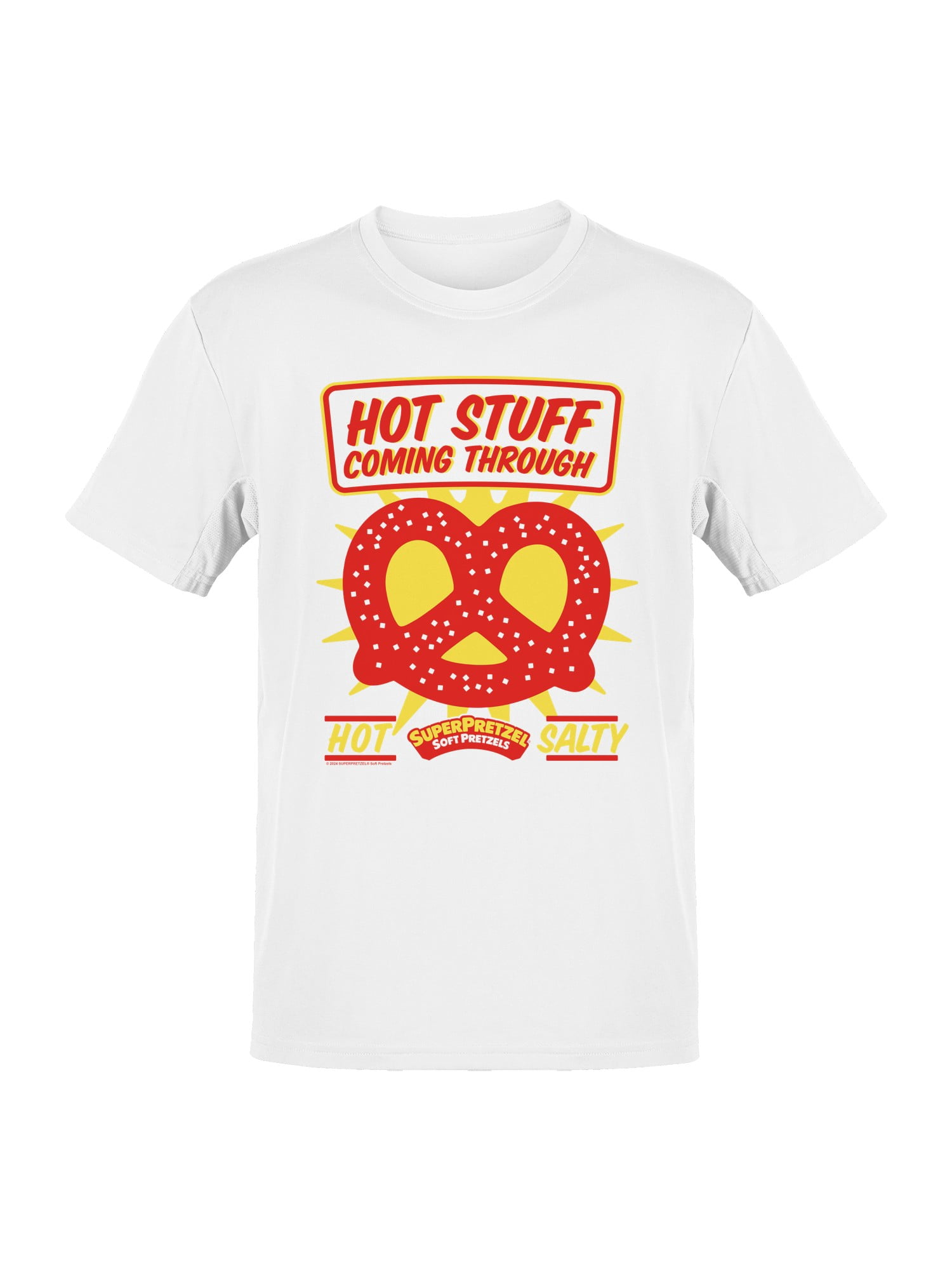 Officially Licensed Super Pretzel Hot Stuff Pretzel Design Men's T ...