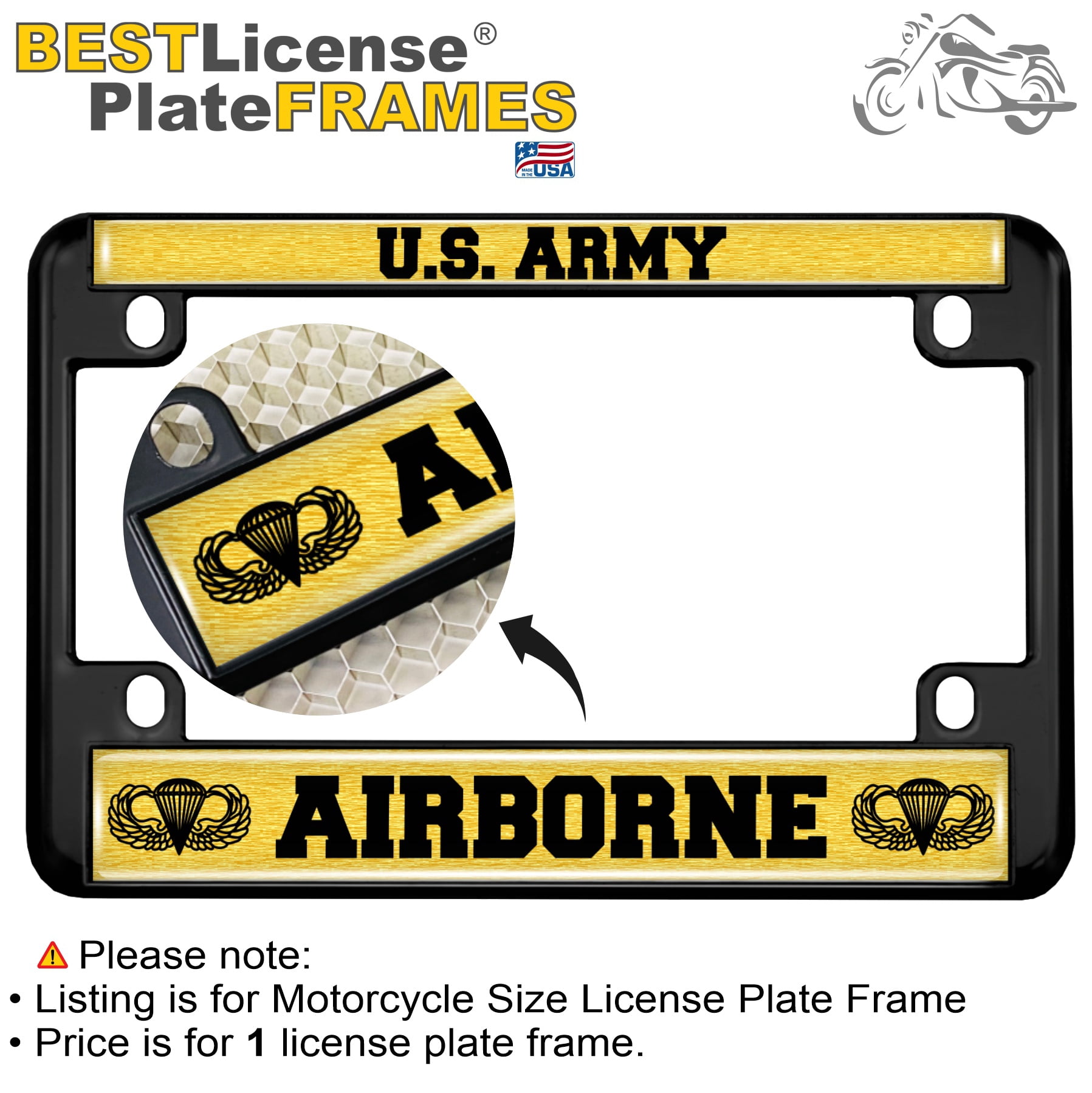 [Officially Licensed U.S. Army Product] - US Army Airborne Design (Gold ...
