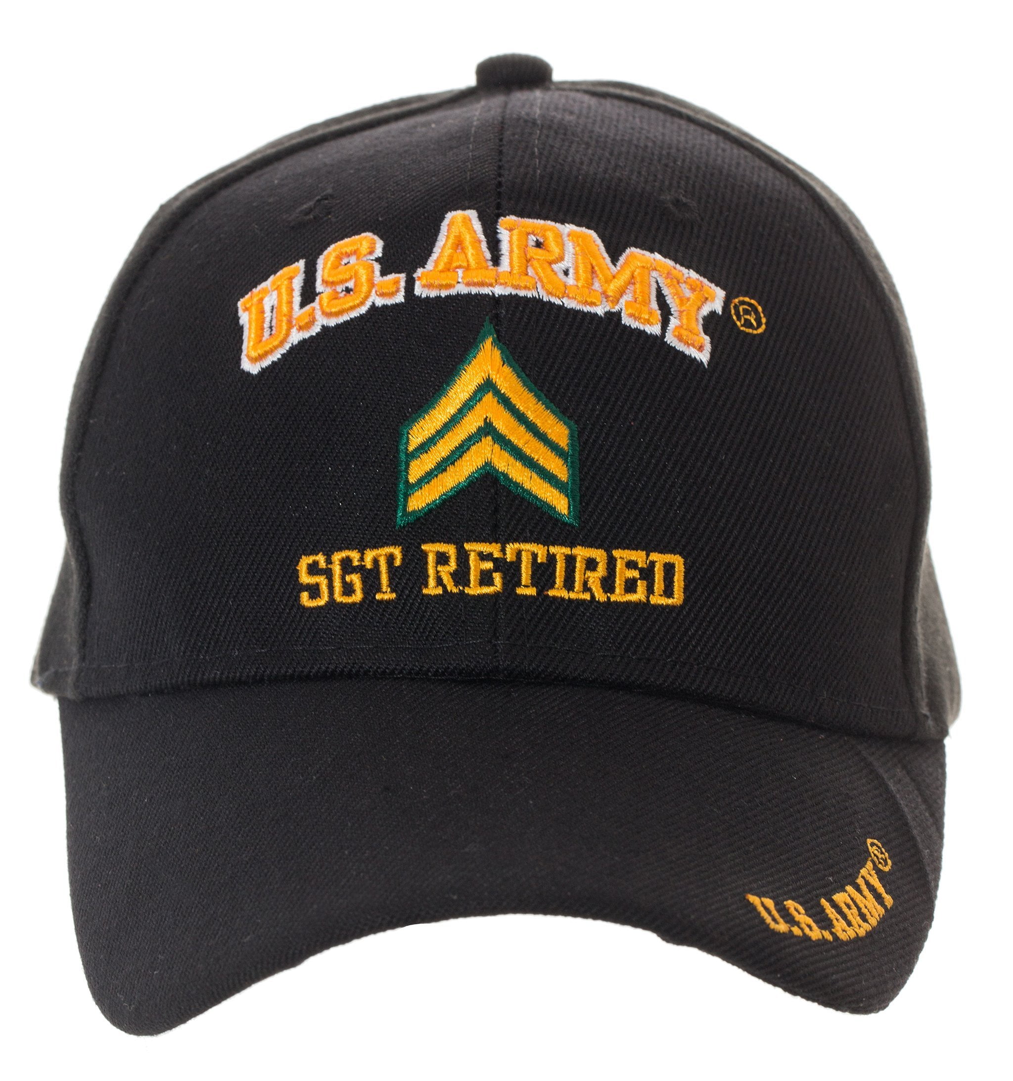Officially Licensed US Army Retired Baseball Cap - Multiple Ranks ...