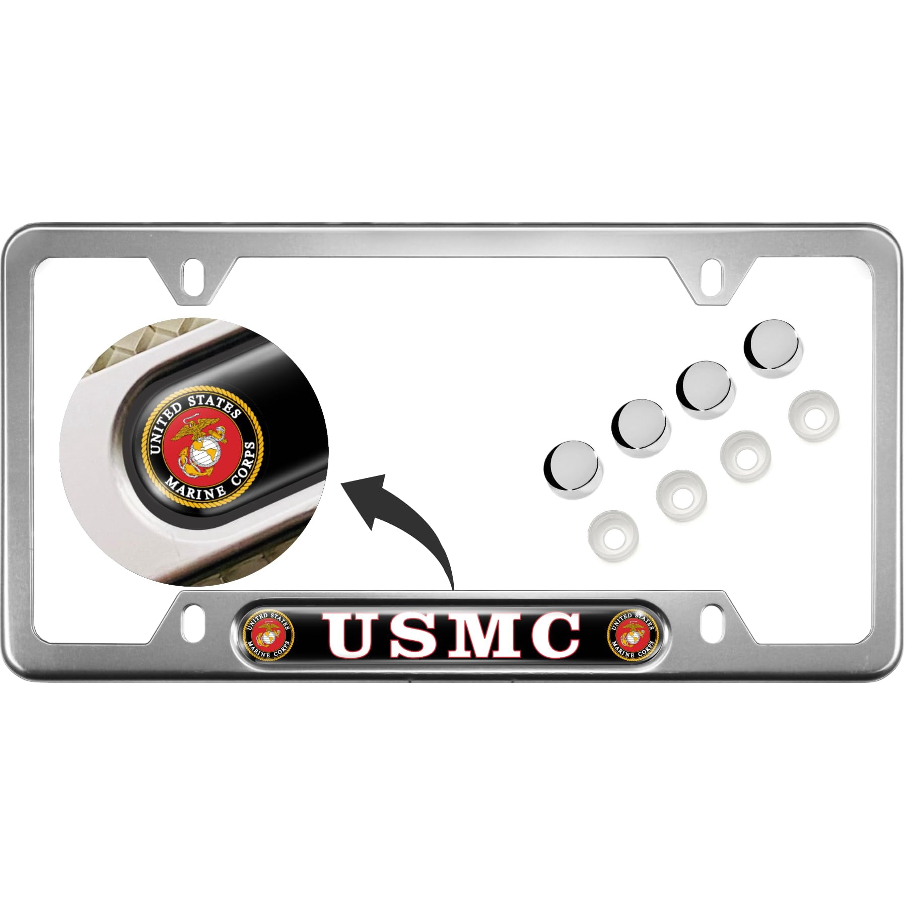 [Officially Licensed US Marine Corps Product] - USA Patriotic Anodized ...
