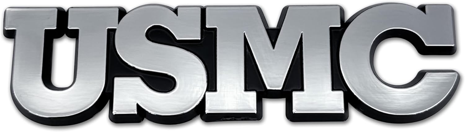 Officially Licensed USMC Marines OEM Chrome Emblem for Cars, Trucks ...