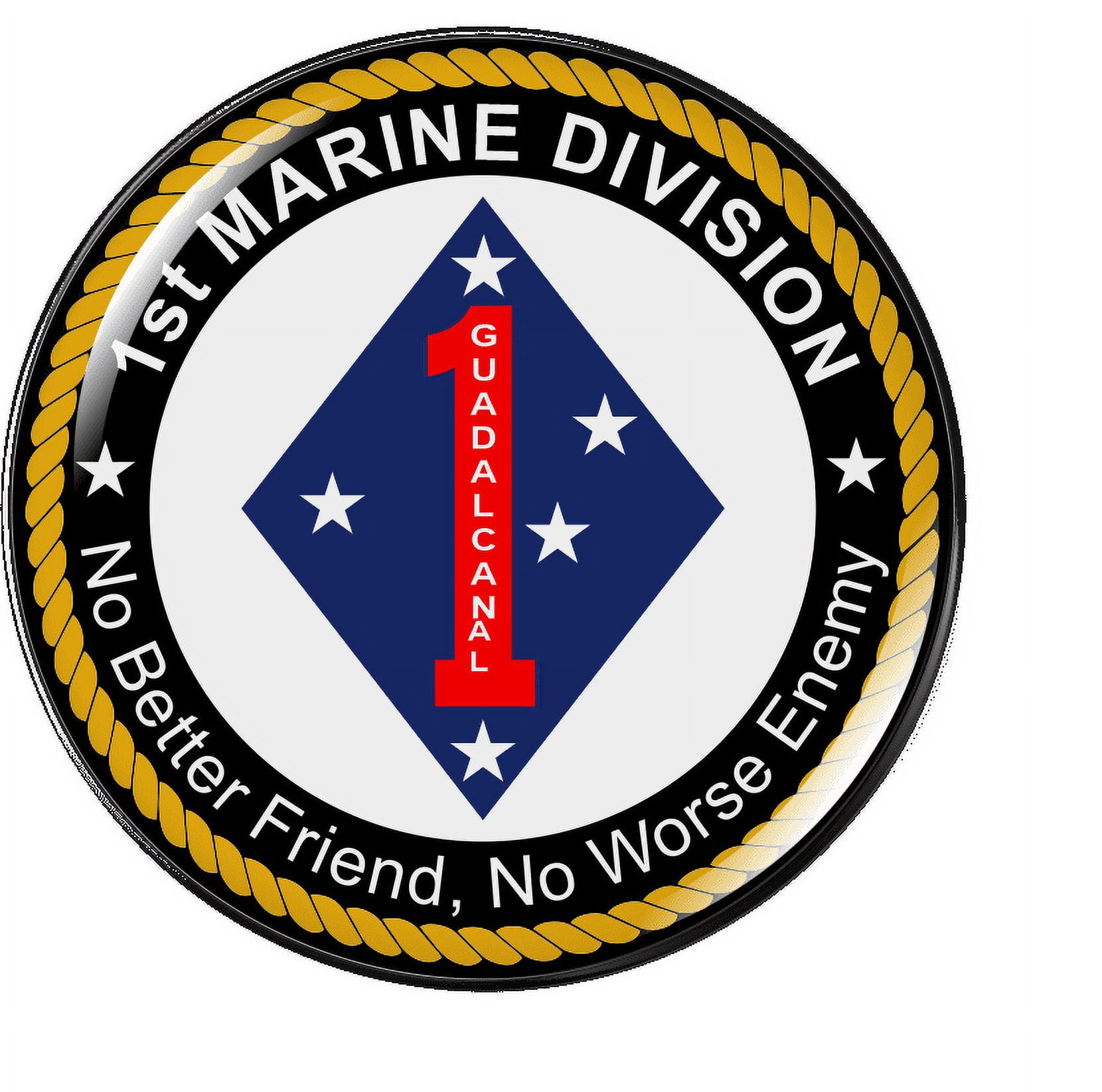 [Officially Licensed USMC Product] - 1st Marine Division (1st MARDIV)3D ...