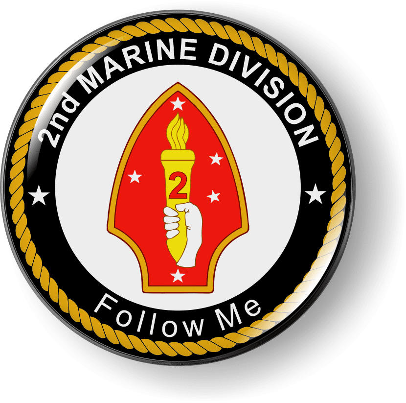 [Officially Licensed USMC Product] - 2nd Marine Division (2nd MARDIV)3D ...