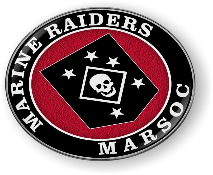 BestLicensePlateFrames - Black & White MARSOC Marine Raiders, USMC 3D ...