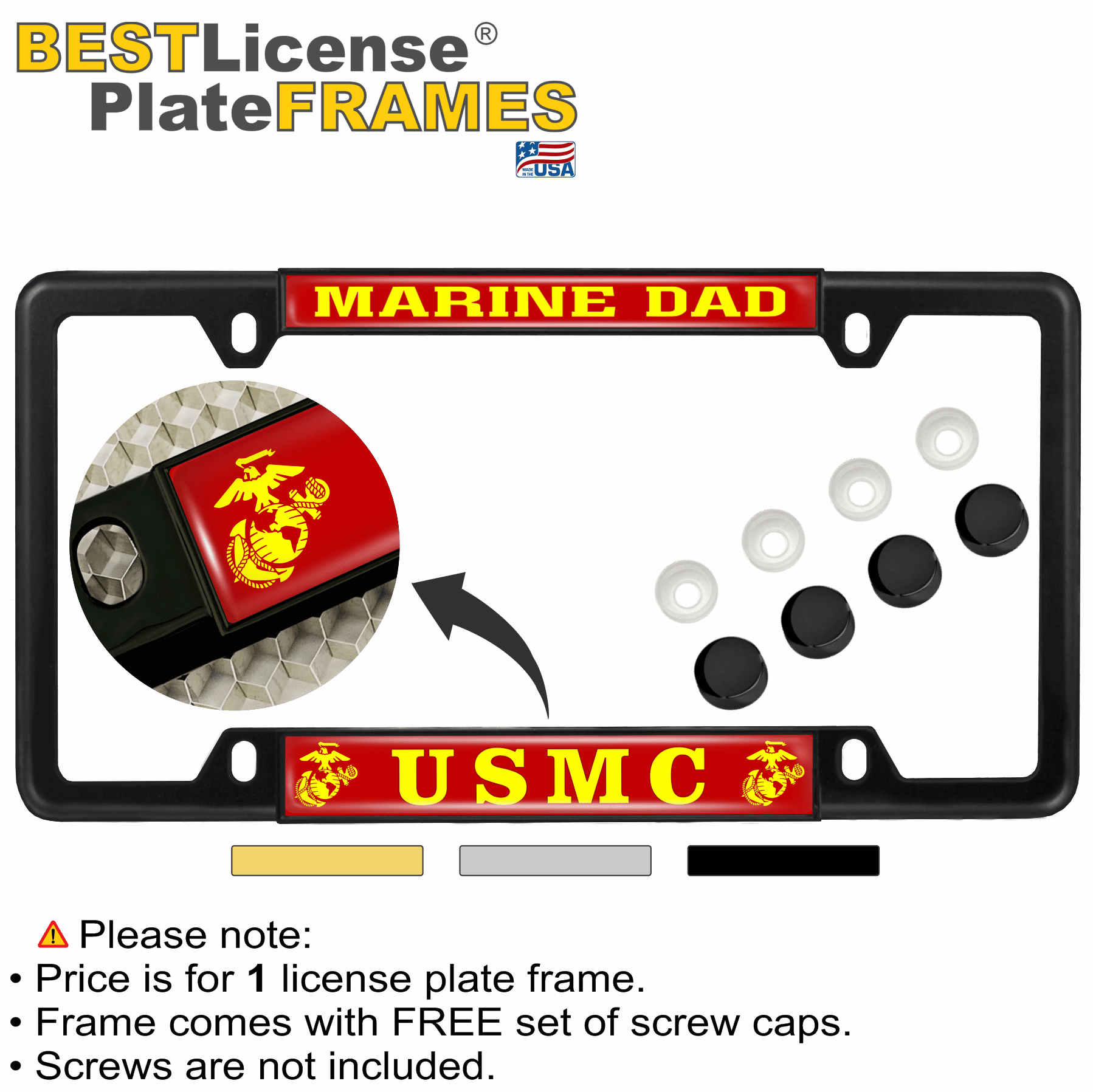 [Officially Licensed USMC Product] - Marine Dad USMC with EGA Emblem ...