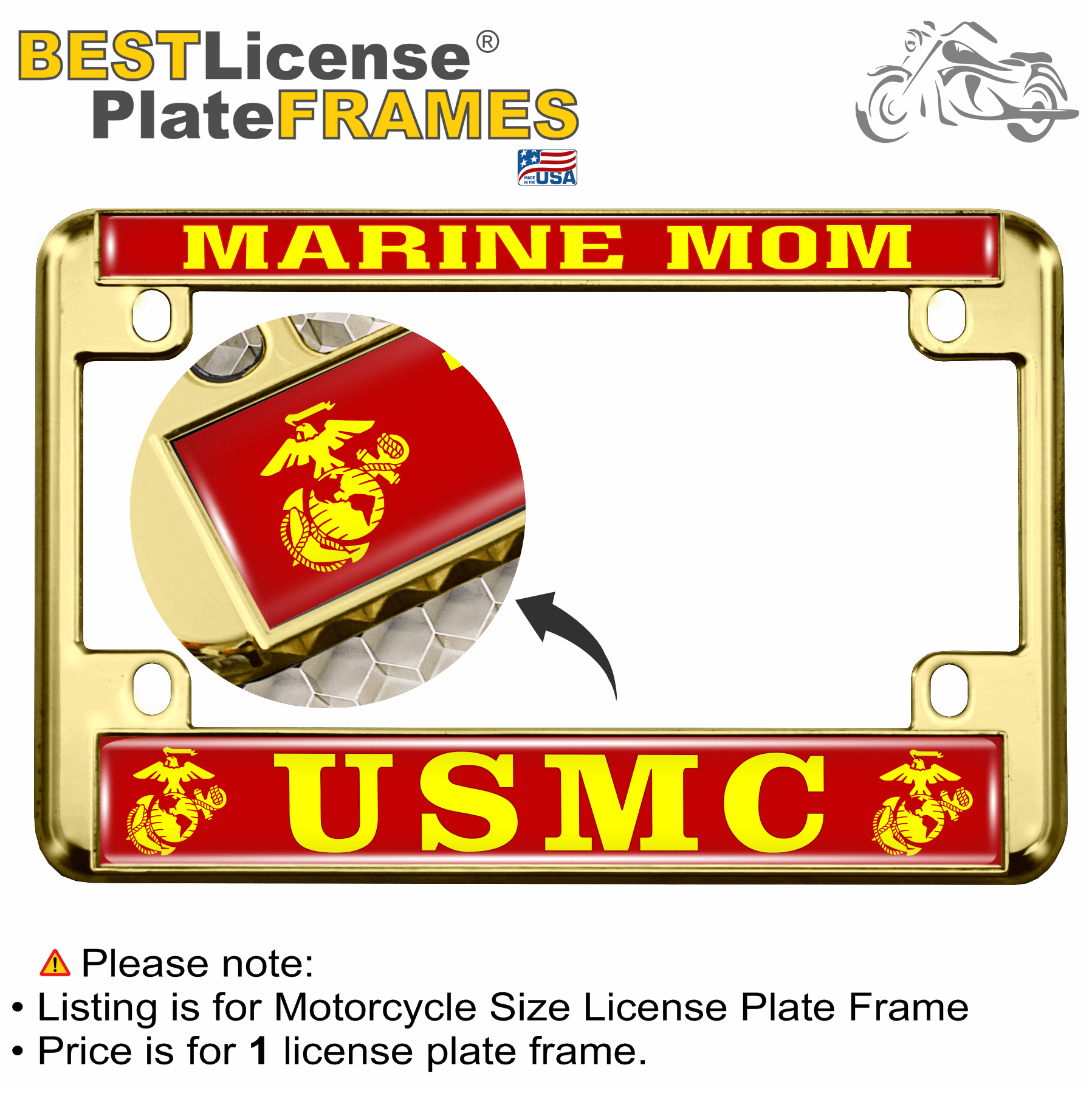 [Officially Licensed USMC Product] - Marine Mom with EGA Logo Design ...