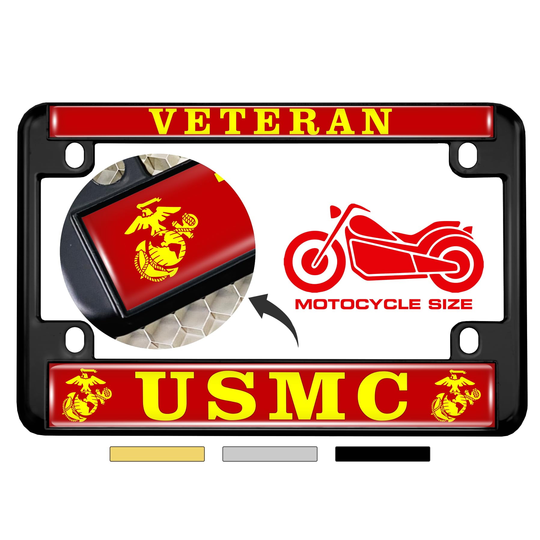 [Officially Licensed USMC Product] - Motorcycle Domed Custom-Made ...