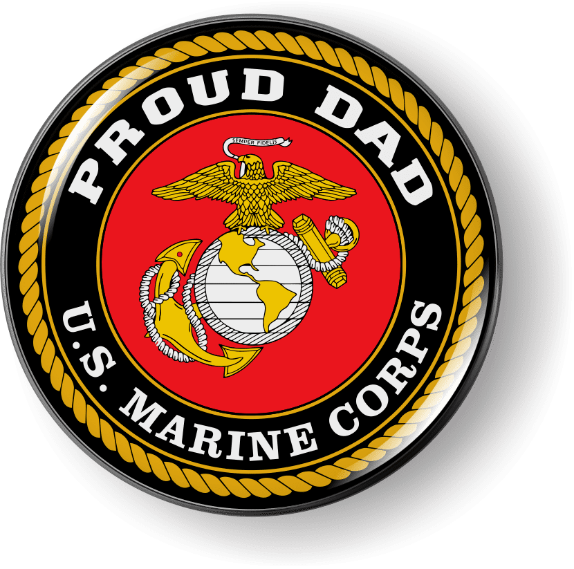 [Officially Licensed USMC Product] - Proud Dad U.S. Marine Corps 3D ...