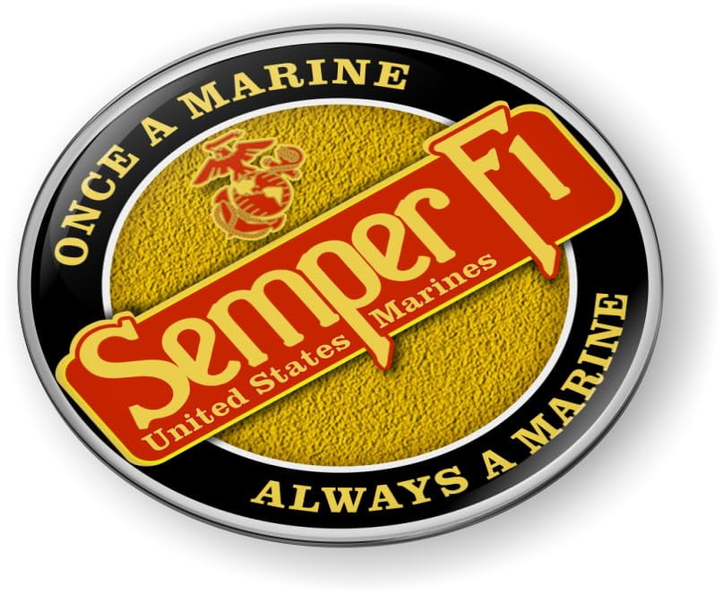 BestLicensePlateFrames - Semper Fi Once a Marine, Always a Marine ...