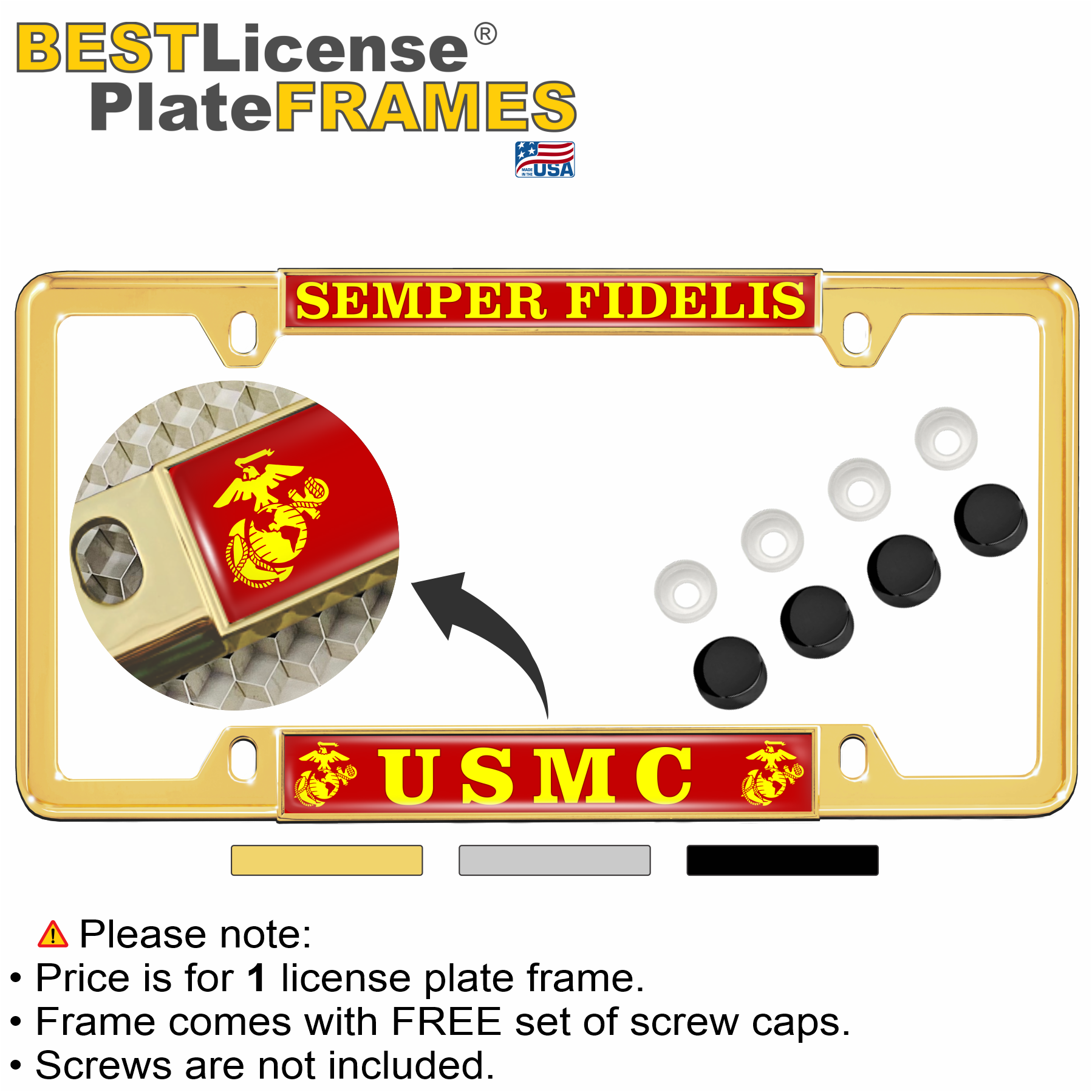 [Officially Licensed USMC Product] - USMC Semper Fidelis EGA Logo ...